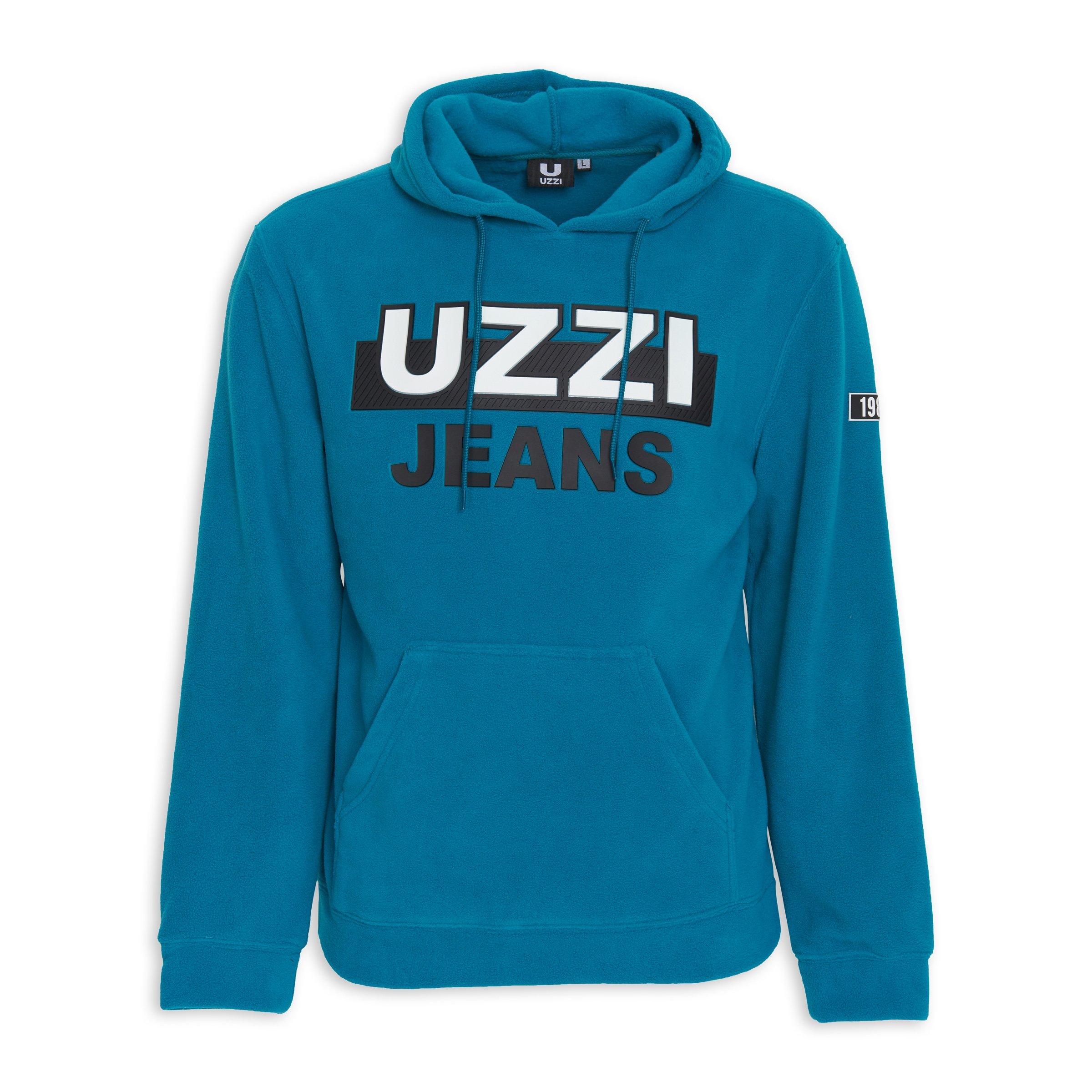 Buy UZZI Teal Polar Fleece Hoodie Online | Truworths