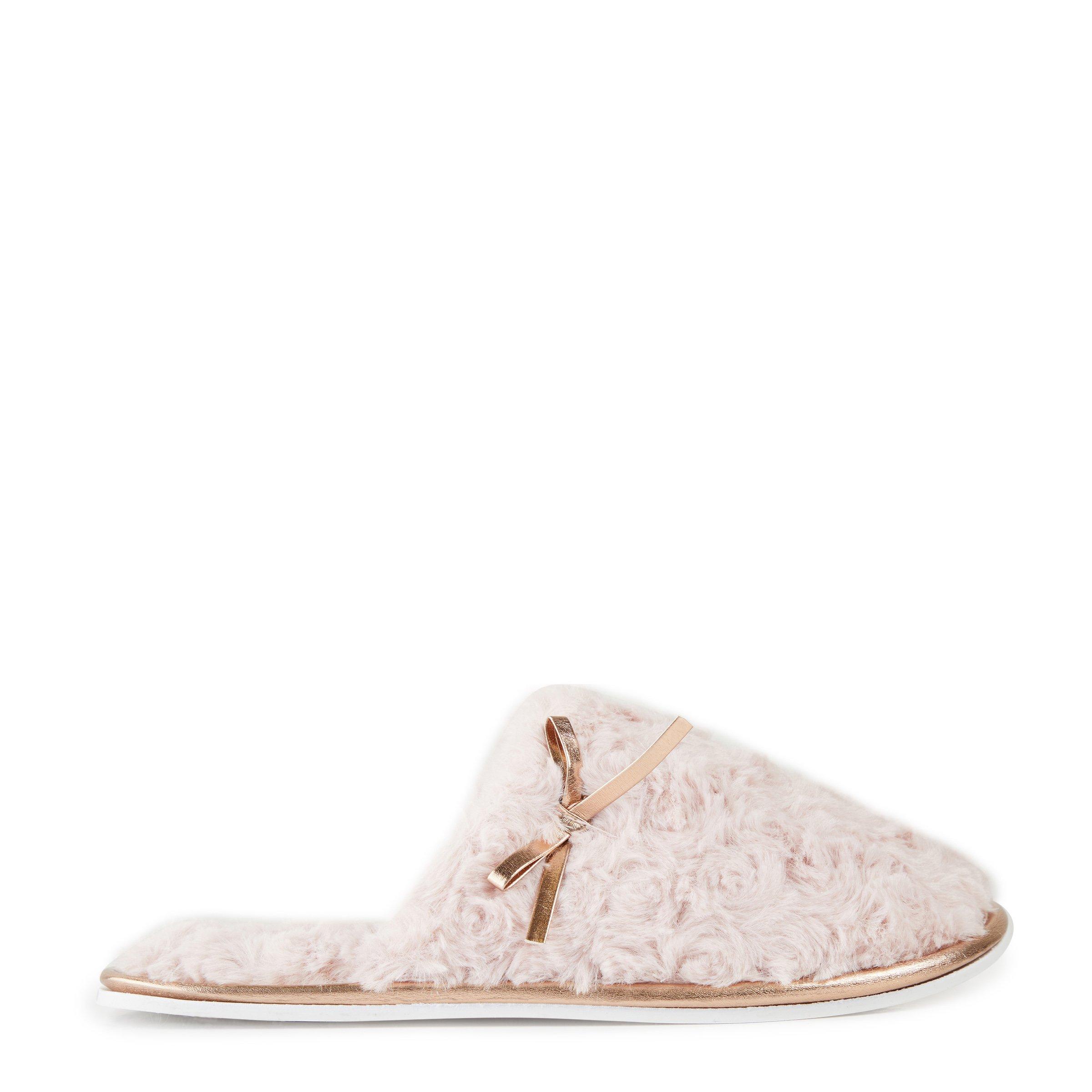 Pink Embossed Slipper (3015128) | Identity