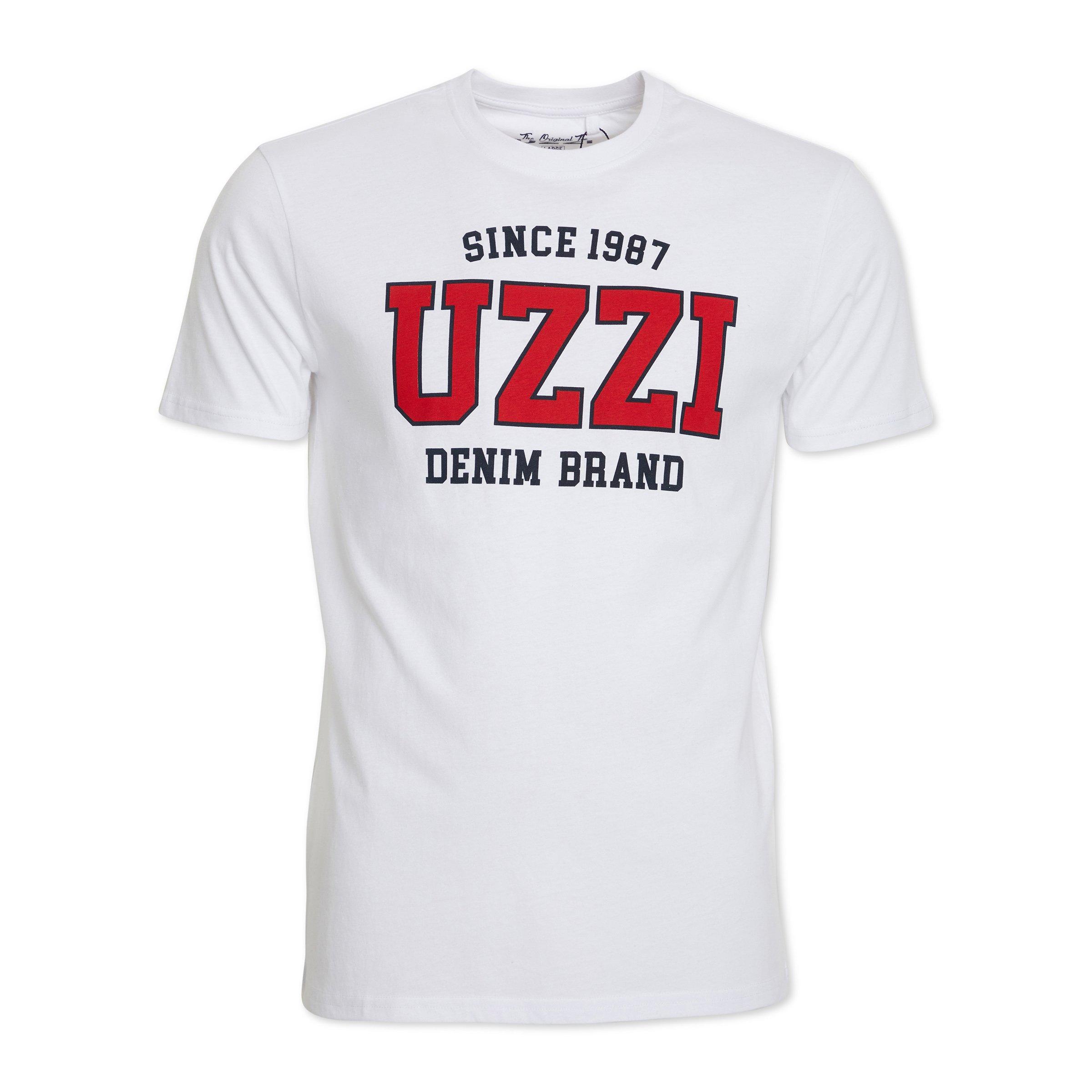 Buy UZZI White Branded Tee Online | Truworths