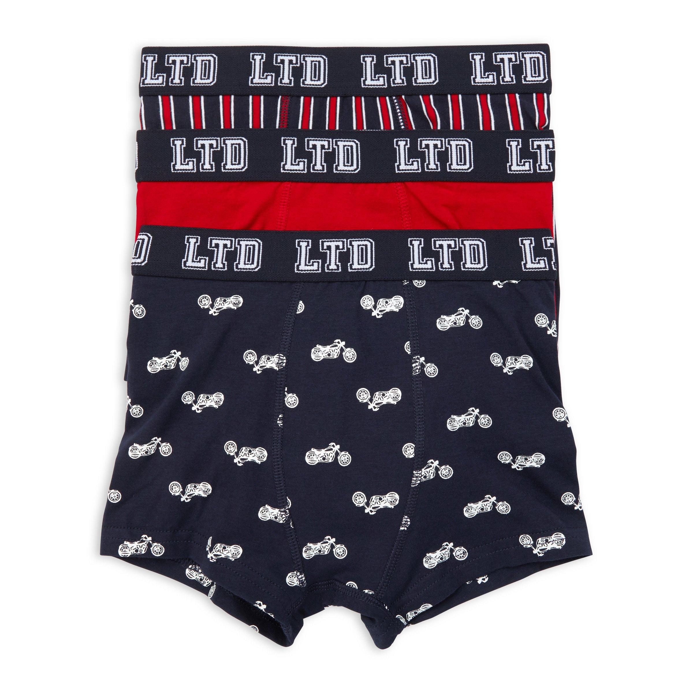 Buy LTD Kids 3-Pack Boys Boxer Online | Truworths