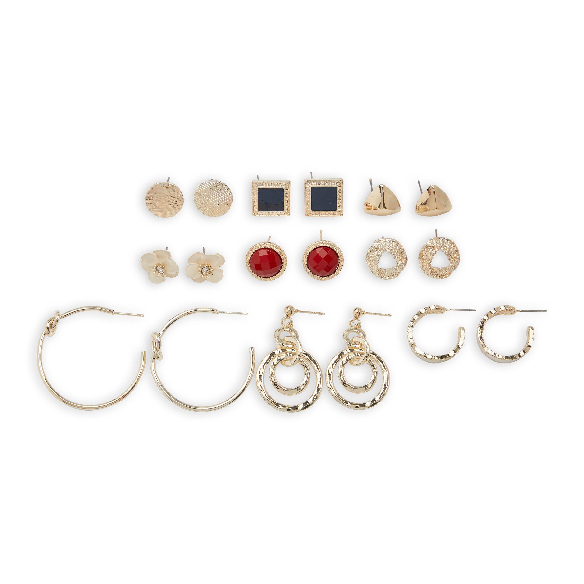 9-pack Hoop Earrings Set (3019596) | Truworths