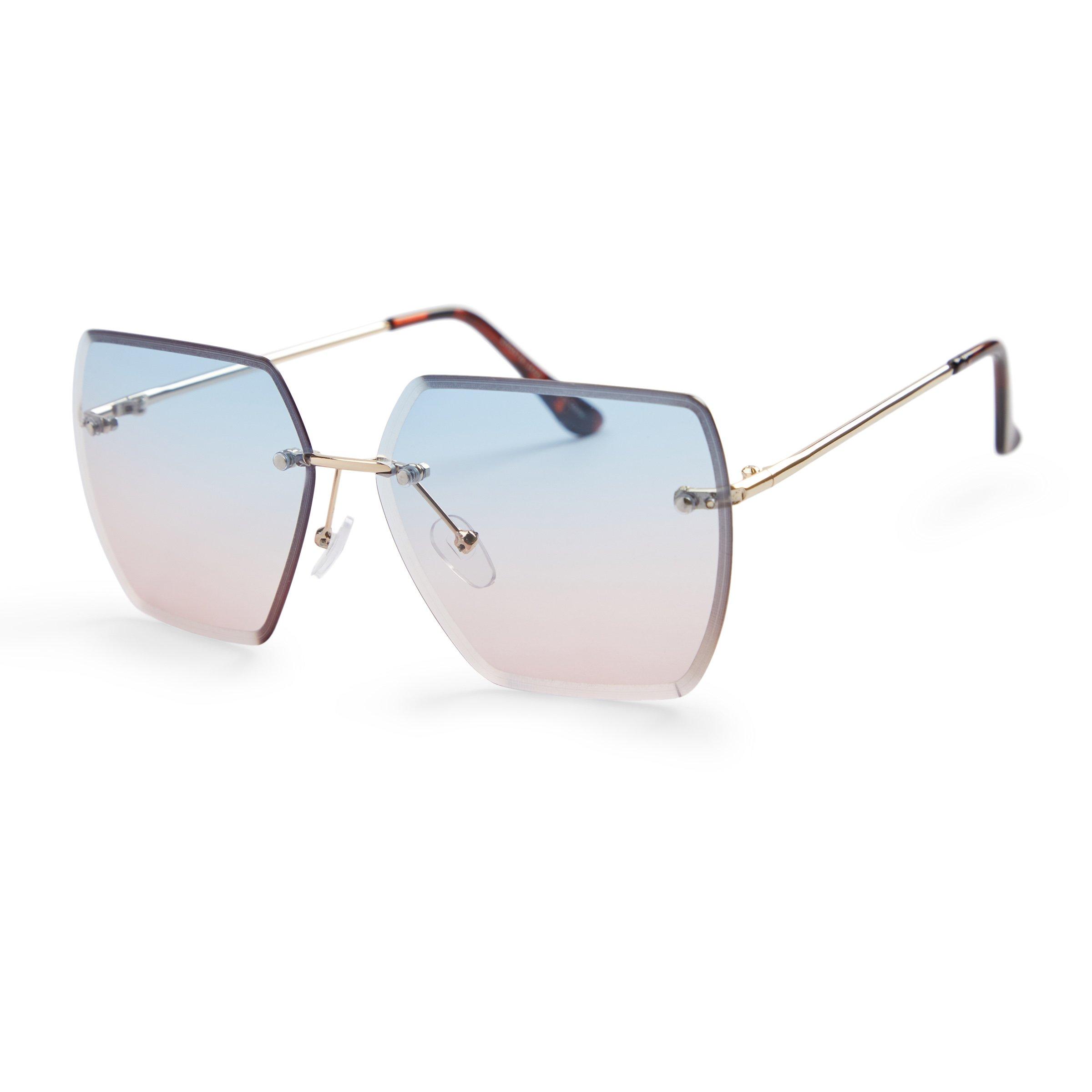 Blue Rimless Sunglasses (3028173) | Truworths