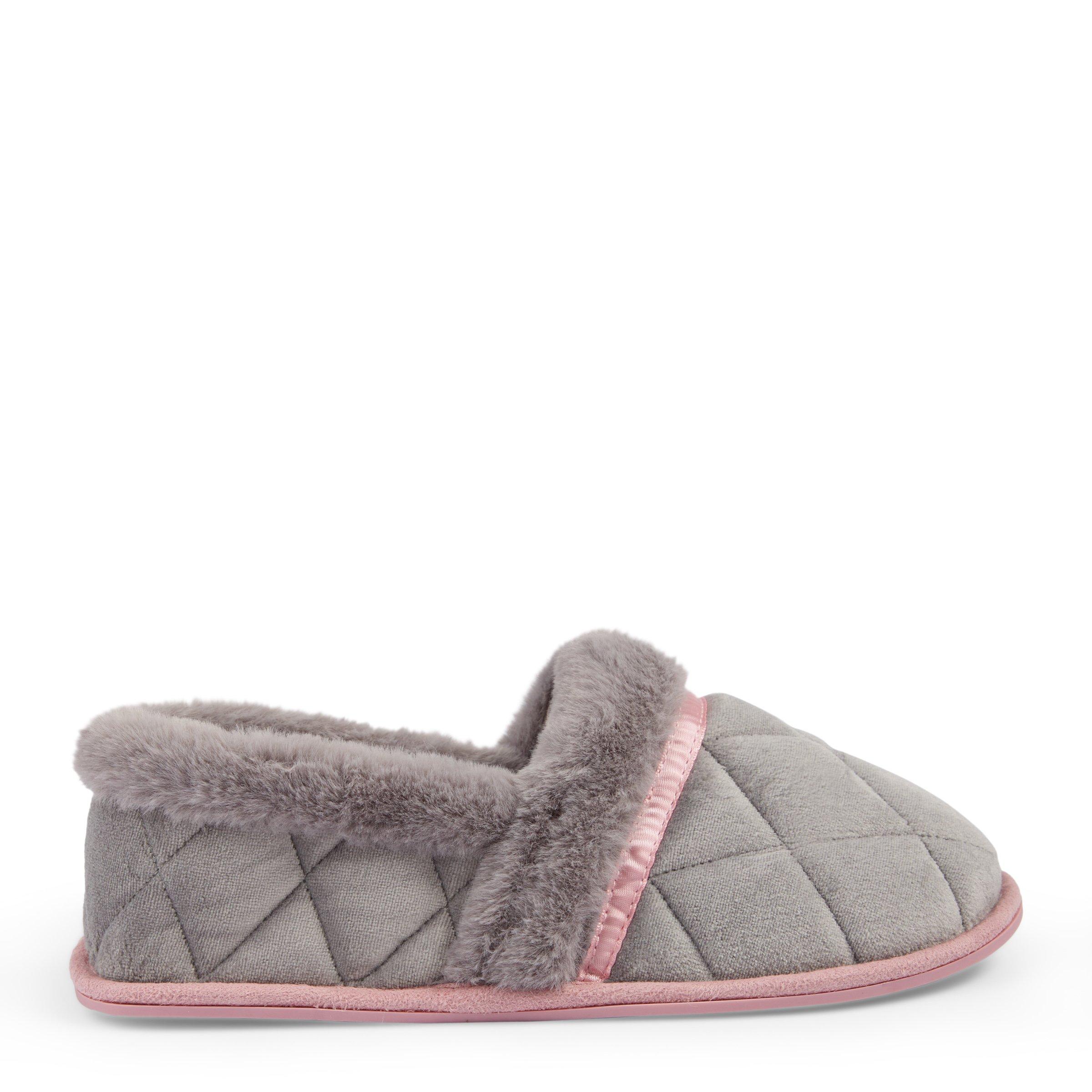 Charcoal Closed Back Slipper (3054524) | Truworths
