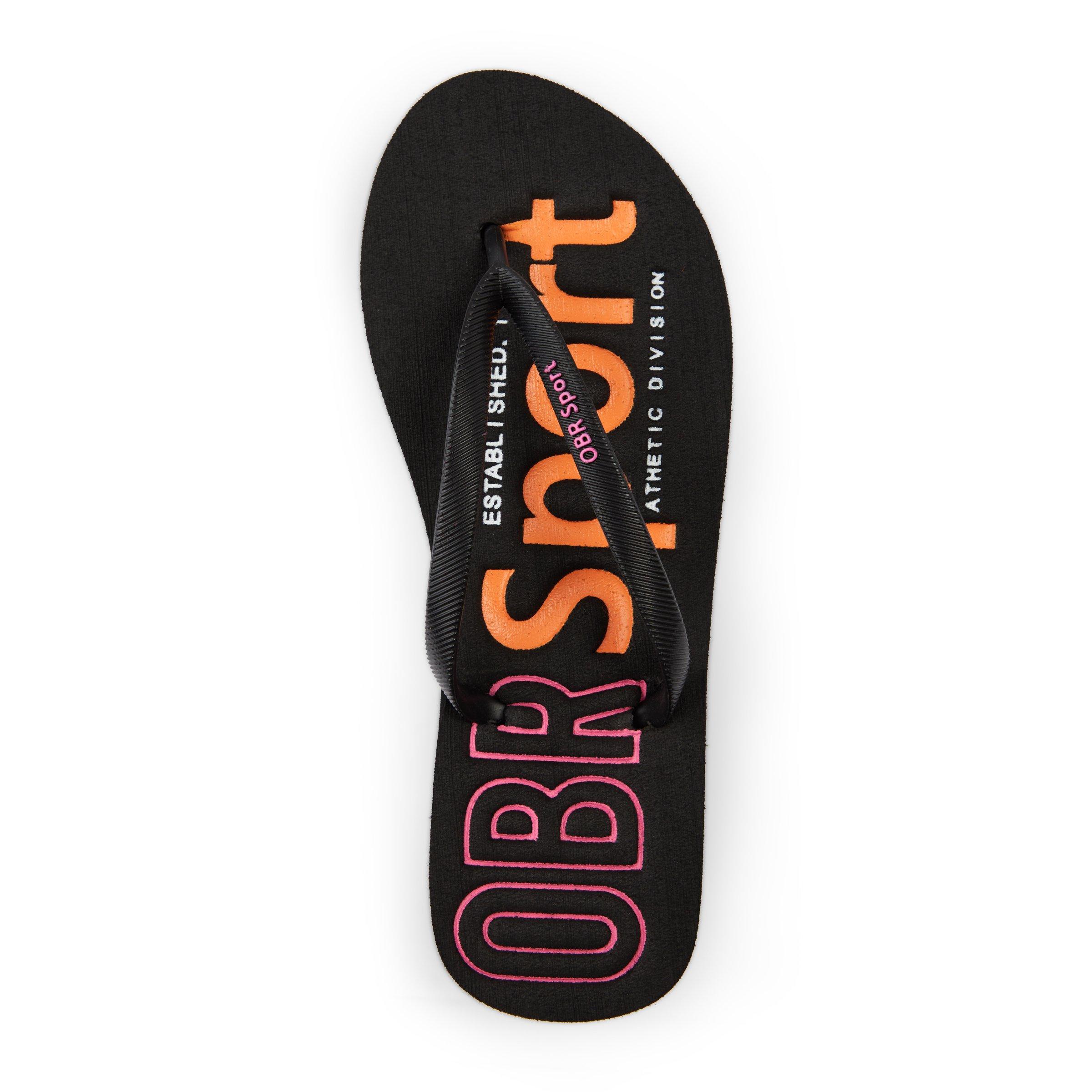 Black Branded Flip Flops (3068566) | OUTBACK RED Sport