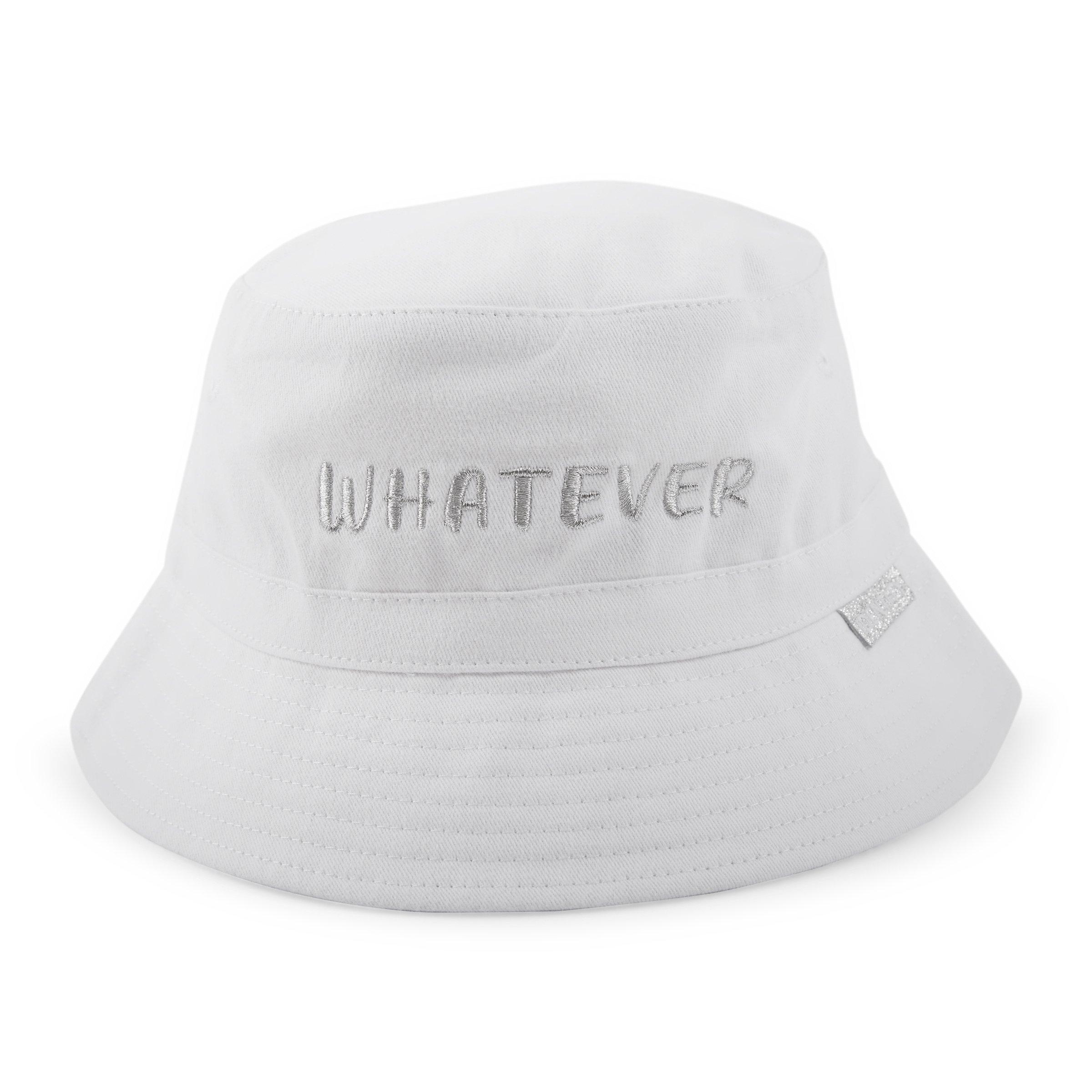 White Slogan Bucket Hat (3076083) | Identity