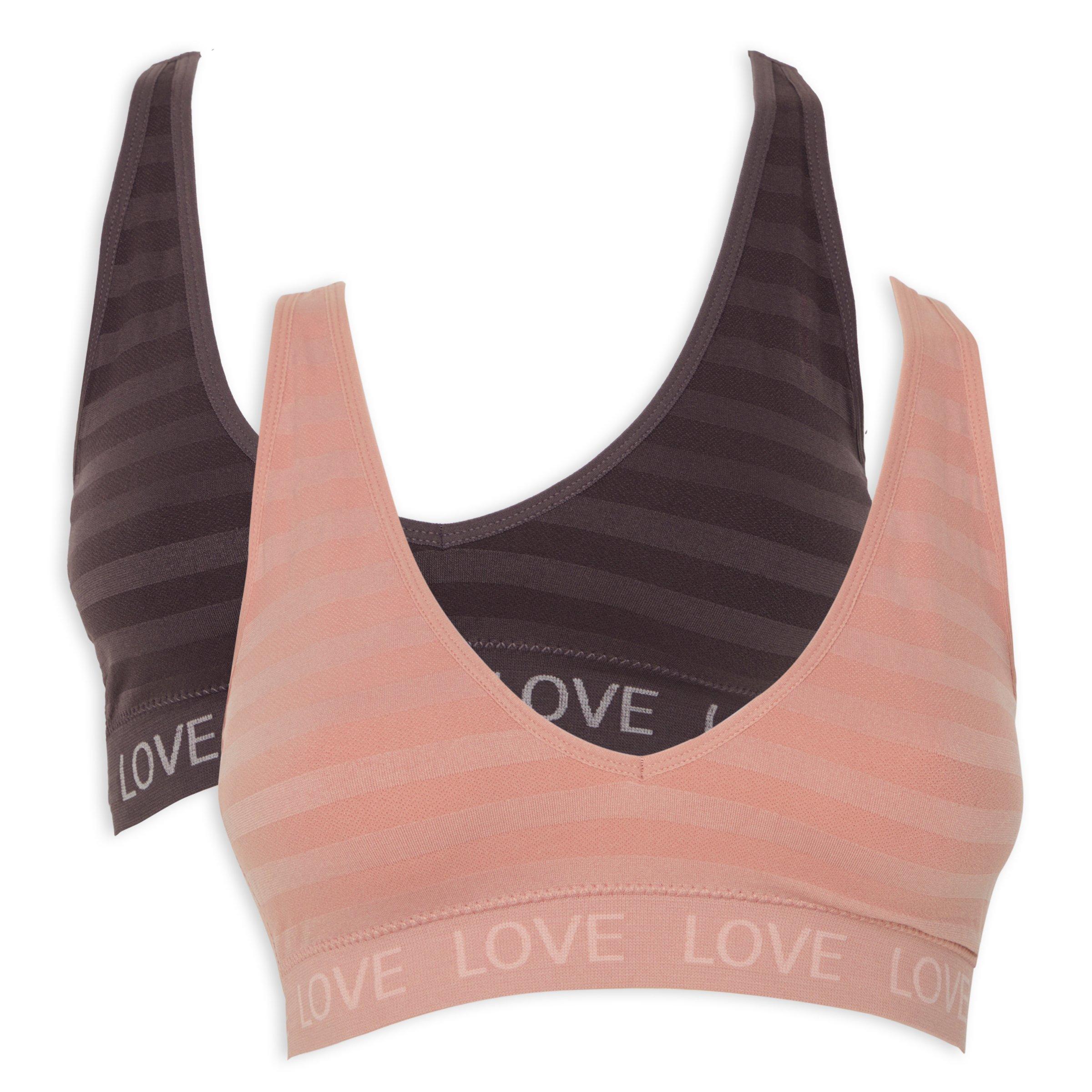 2-pack Crop Top Bras (3078500) | Identity