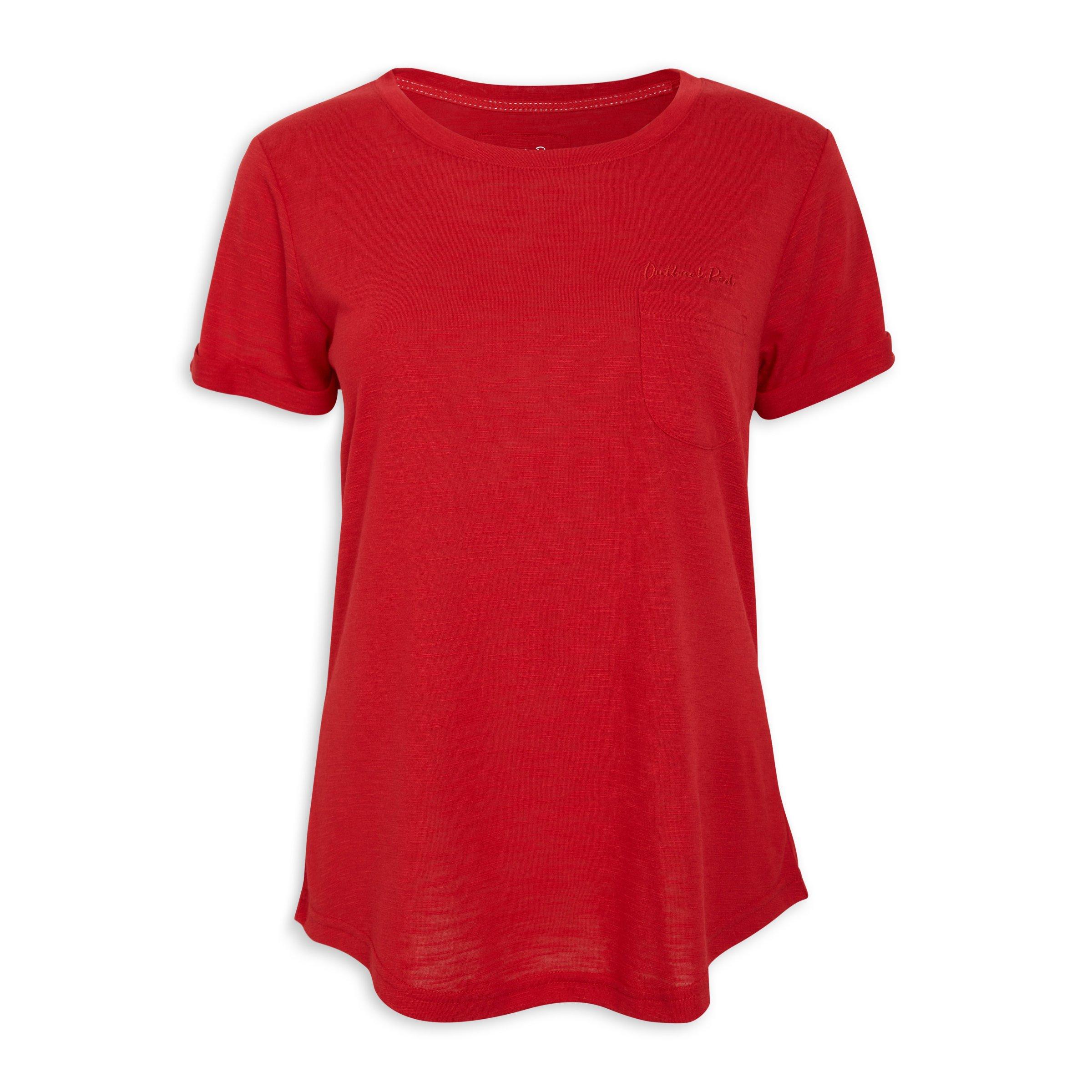 Red Pocket Tee (3080666) | OUTBACK RED