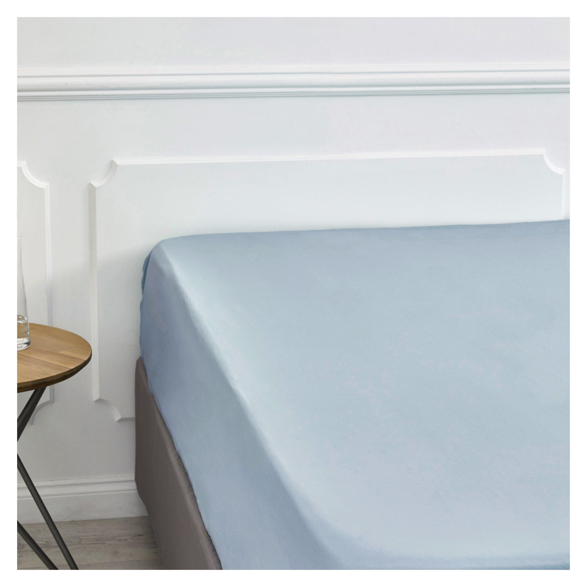 Aqua Bamboo Fitted Sheets (3081752) | Loads of Living