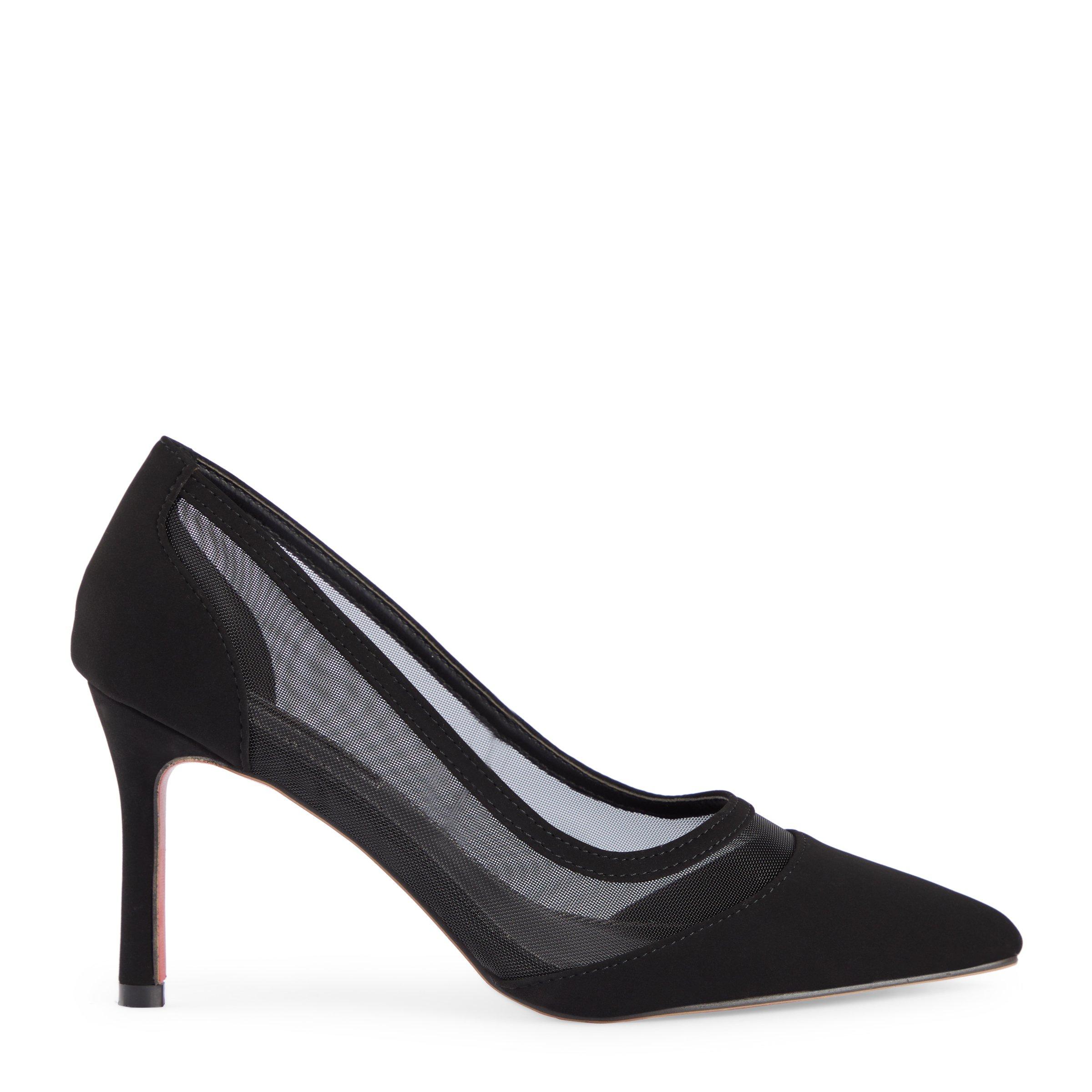 Black Mesh Heel (3083497) | Identity
