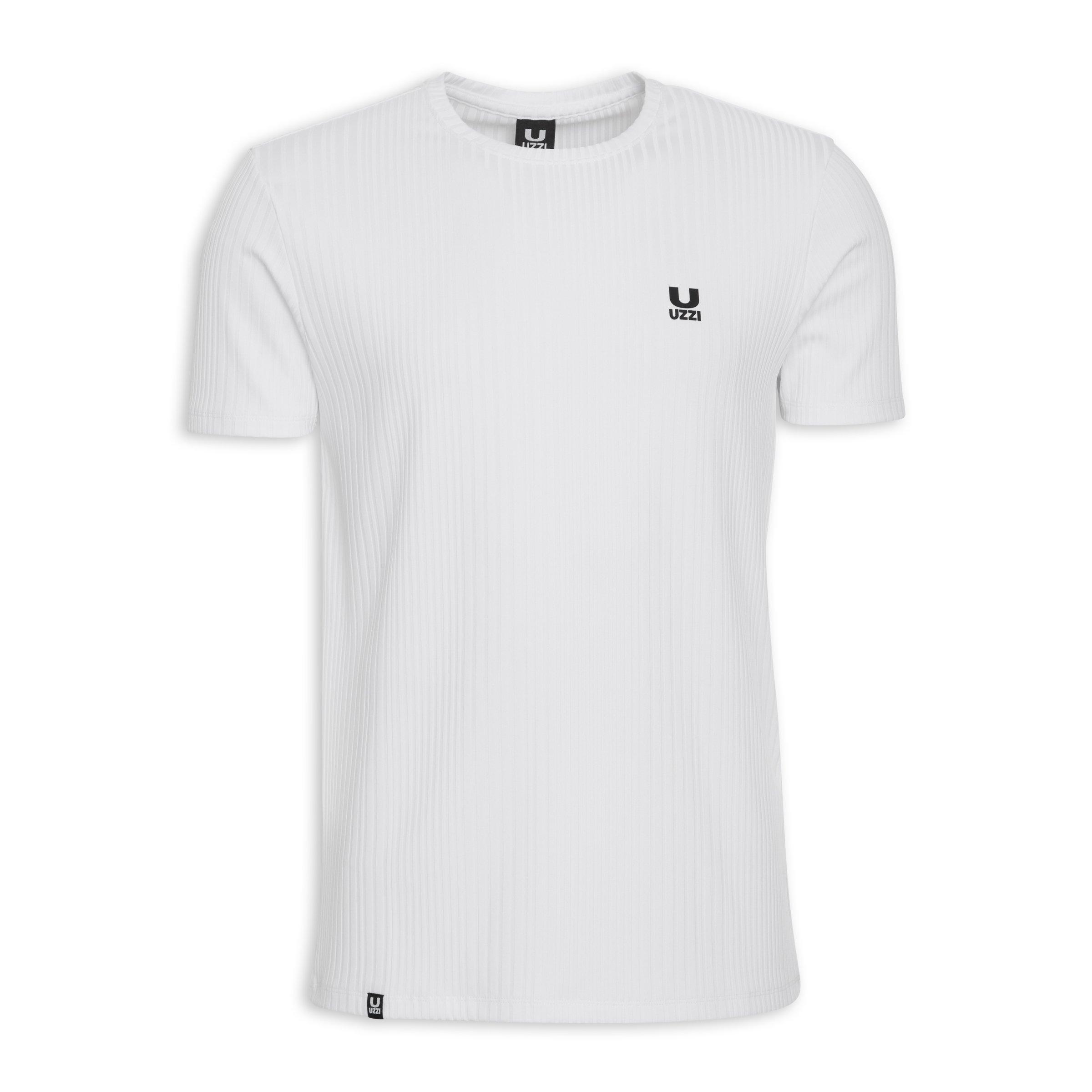 White Crew Neck T-Shirt (3083915) | UZZI