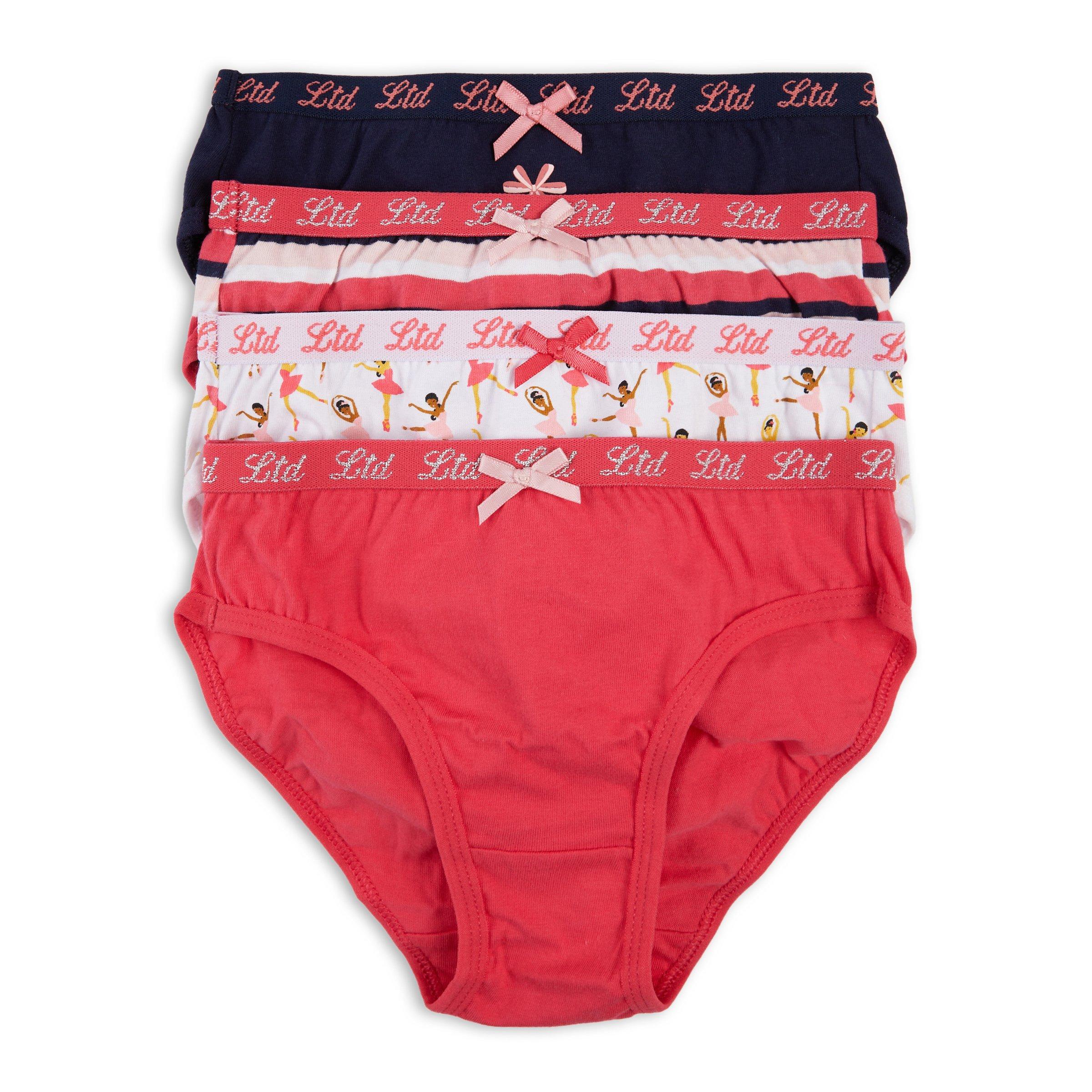 4-pack Girls Bikini Panties (3087559) | LTD Kids