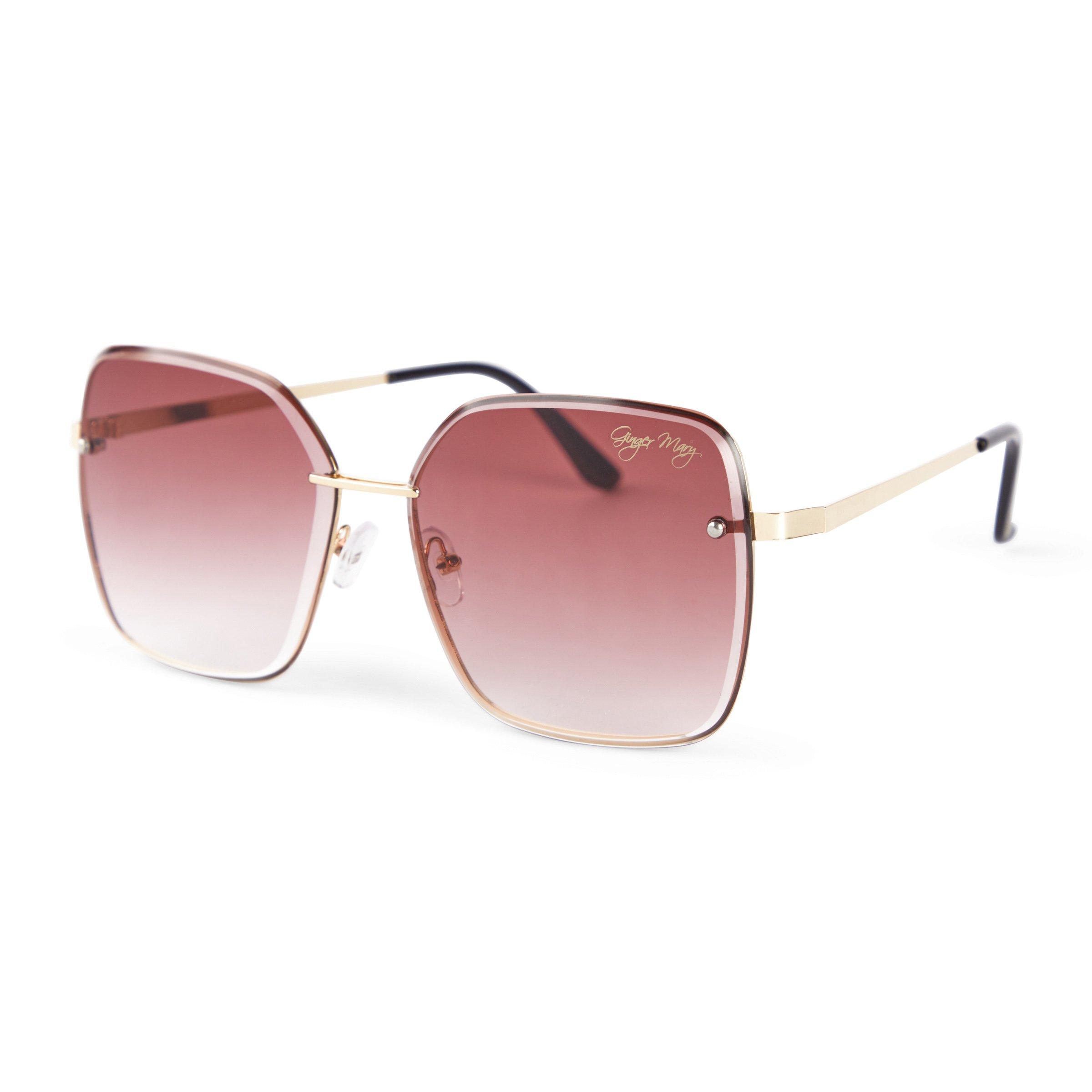 Pink Rimless Sunglasses (3089093) | Ginger Mary