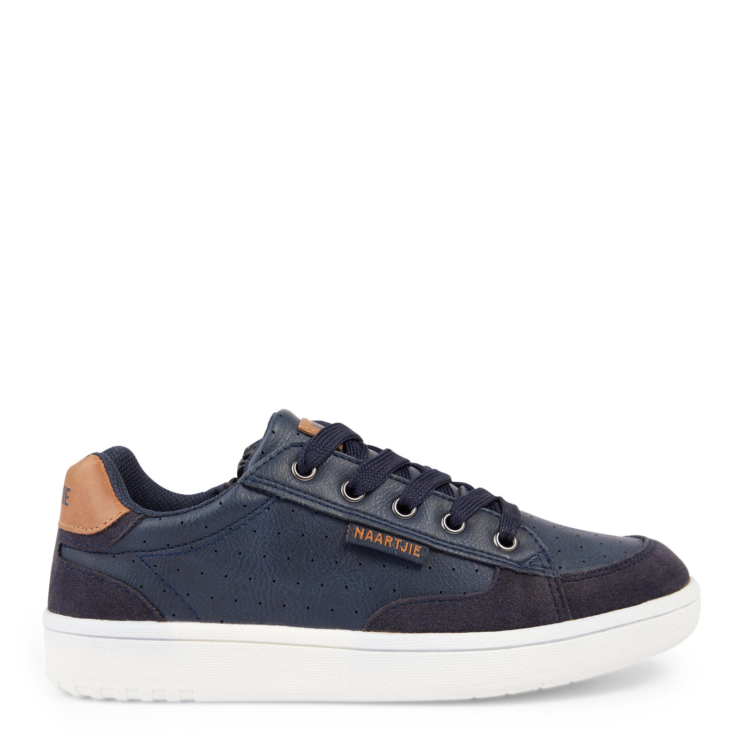 Boys Navy Pin Punch Sneaker (3091919) | Naartjie