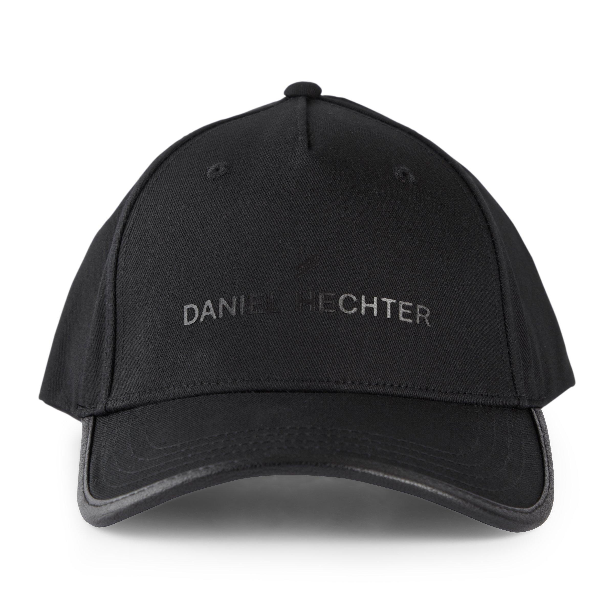 Black Branded Peak Cap (3093500) | Daniel Hechter