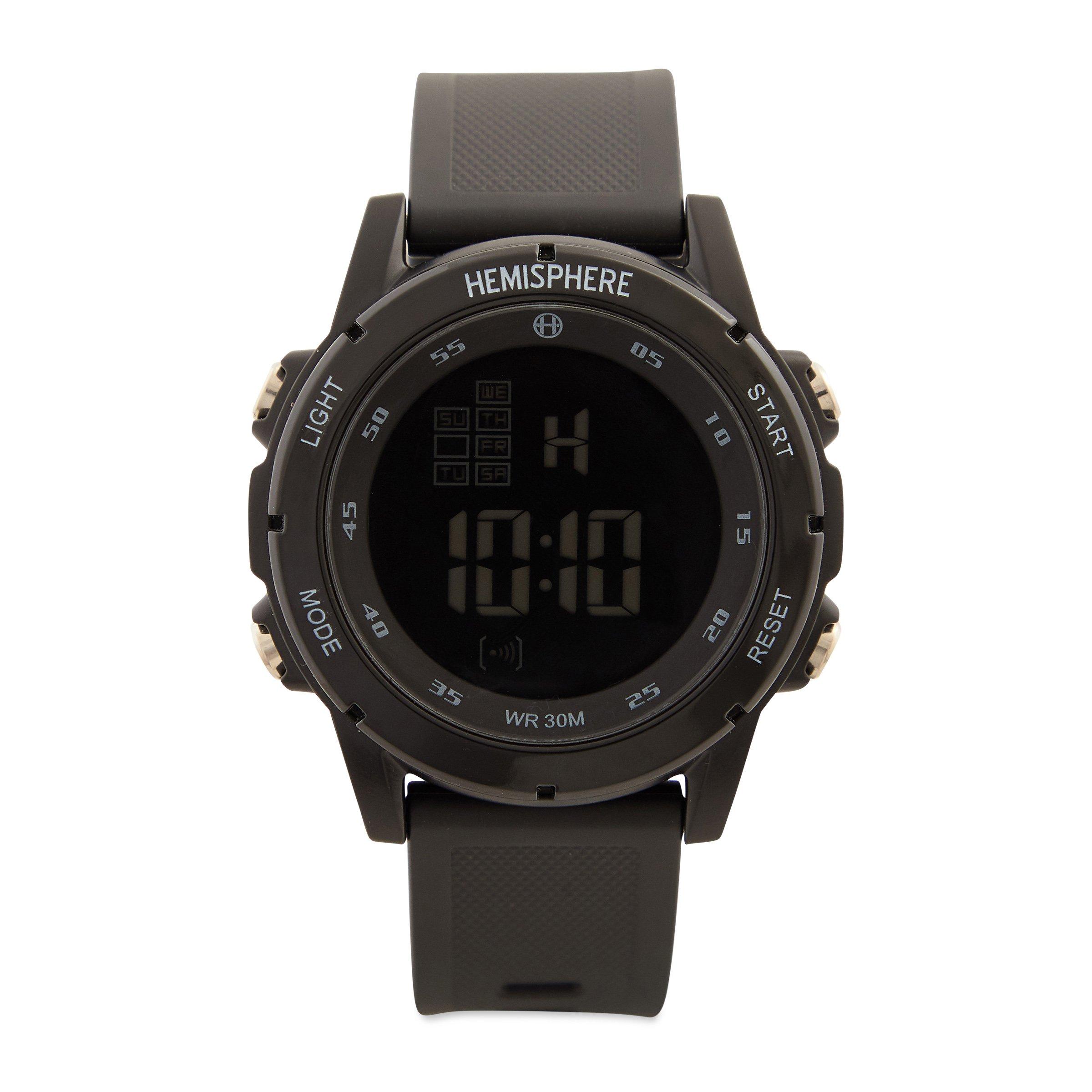 Black Digital Watch (3095291) | Hemisphere