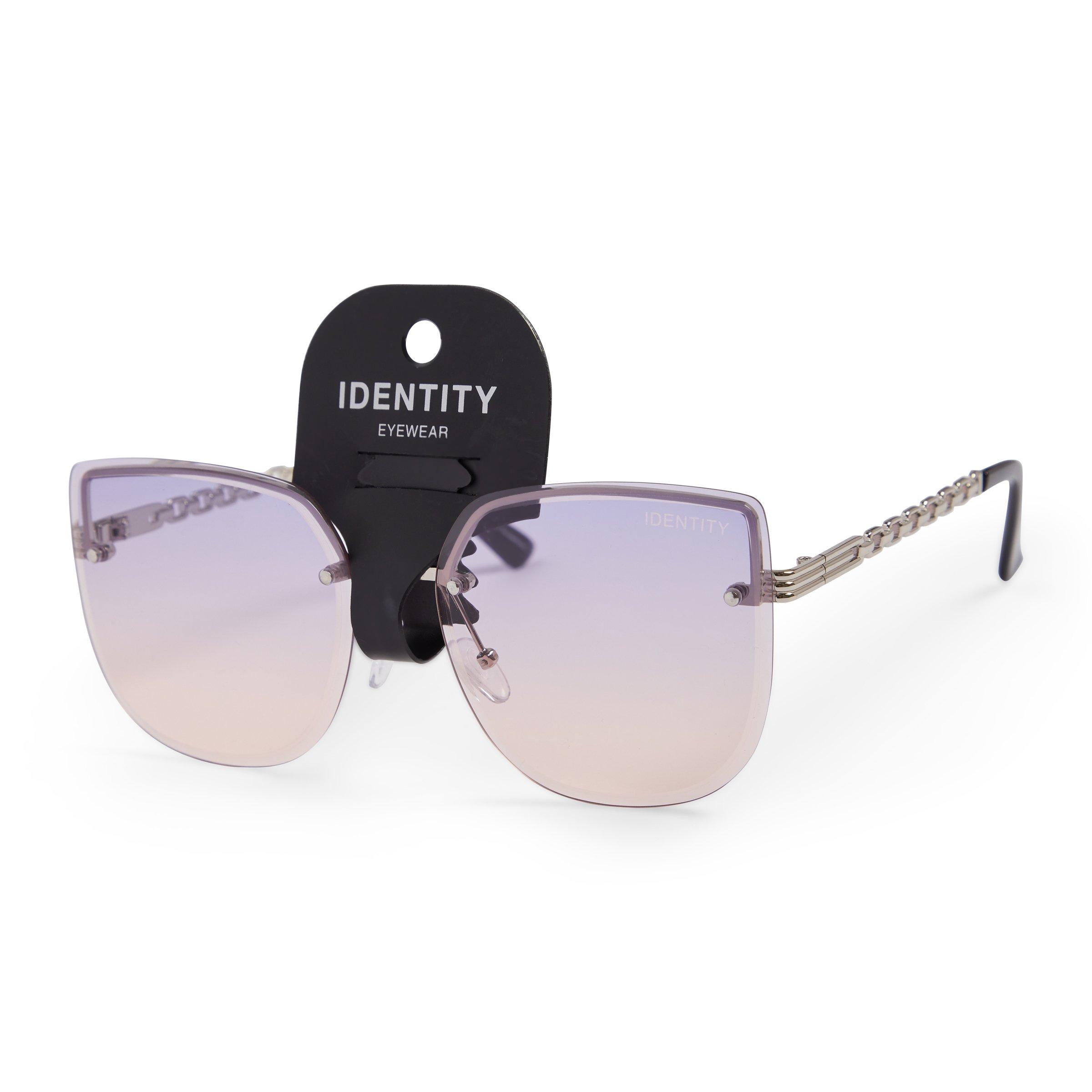 Lilac Rimless Cat Eye Sunglasses (3096120) | Identity