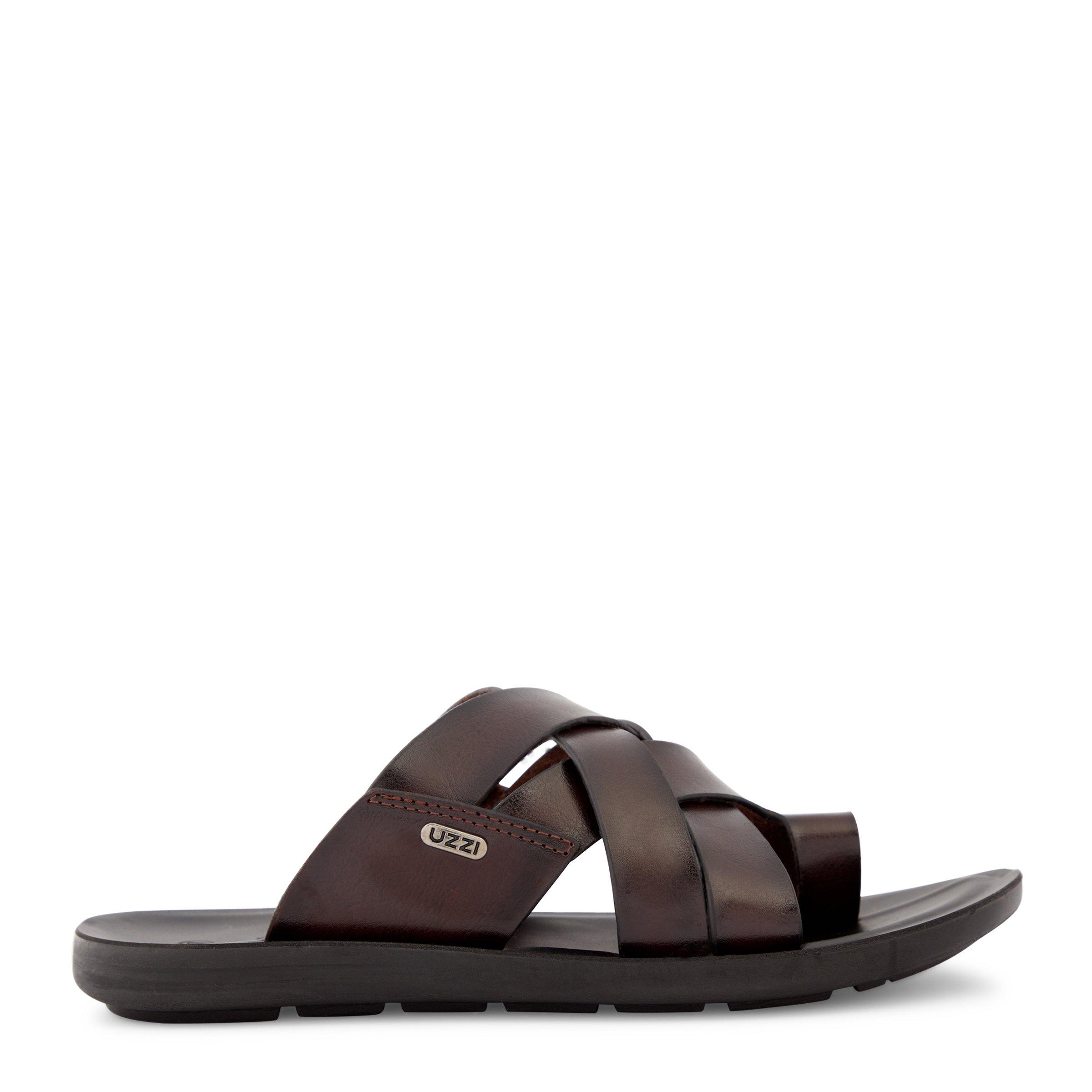 Brown Toe Post Sandal (3096547) | UZZI