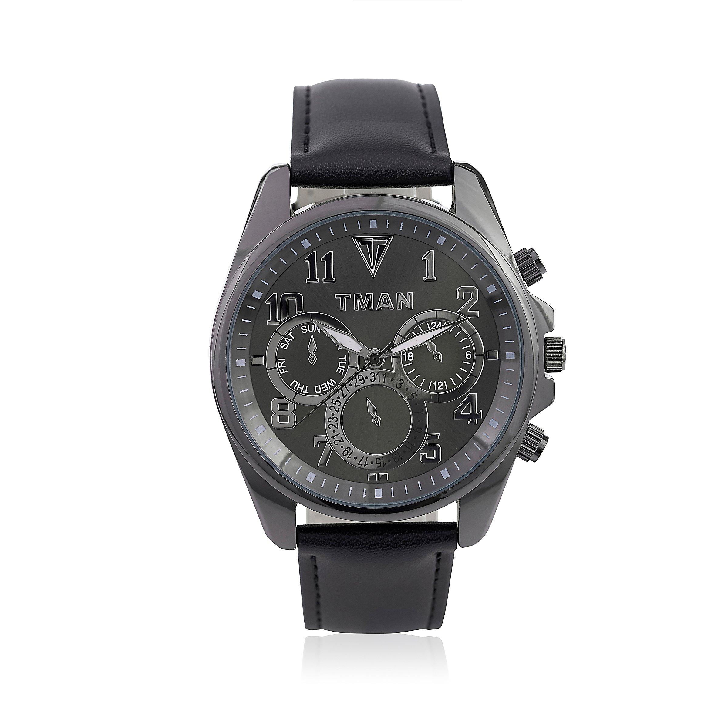 Black Pu Chrono Watch (3097518) | Truworths