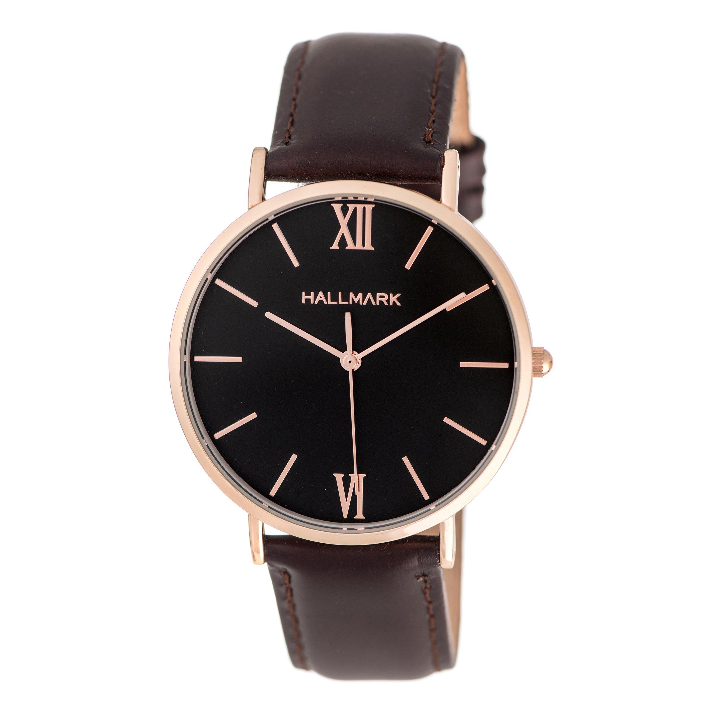 Black Dial Brown Leather Watch (3098716) | Hallmark