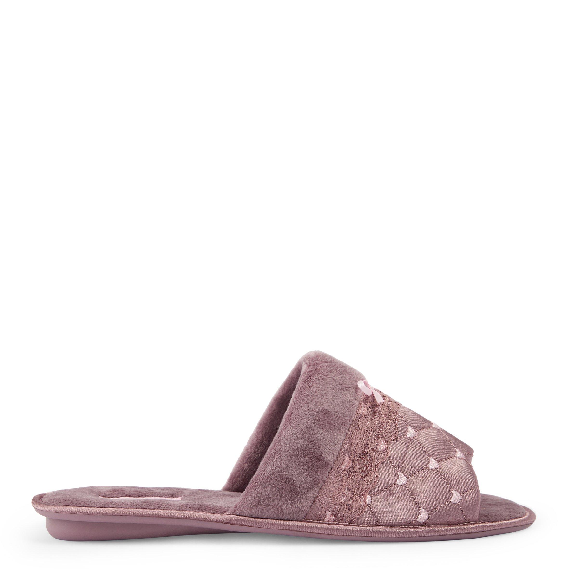 Purple Quilted Open Toe Slipper (3102718) | Truworths