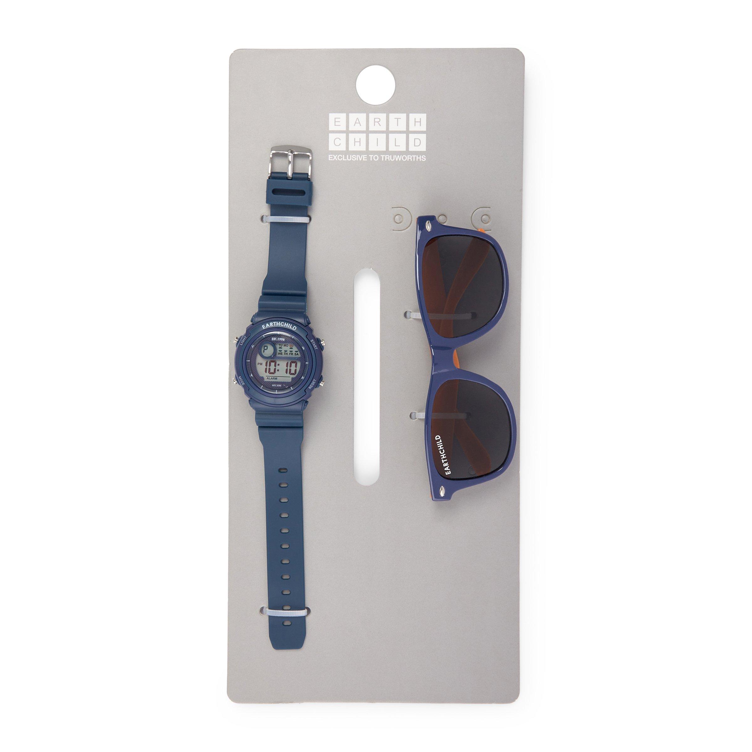 Digital Watch and Sunglasses Set (3103594) | Earthchild