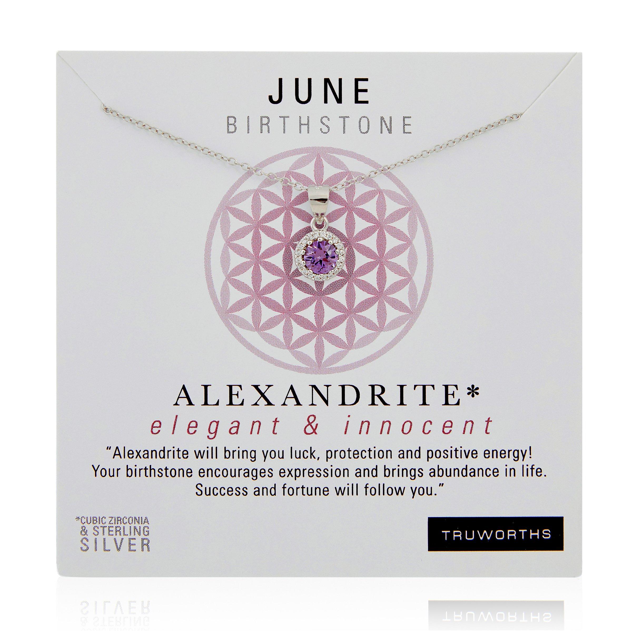 June Birthstone Pendant (3103922) | Sterling Silver