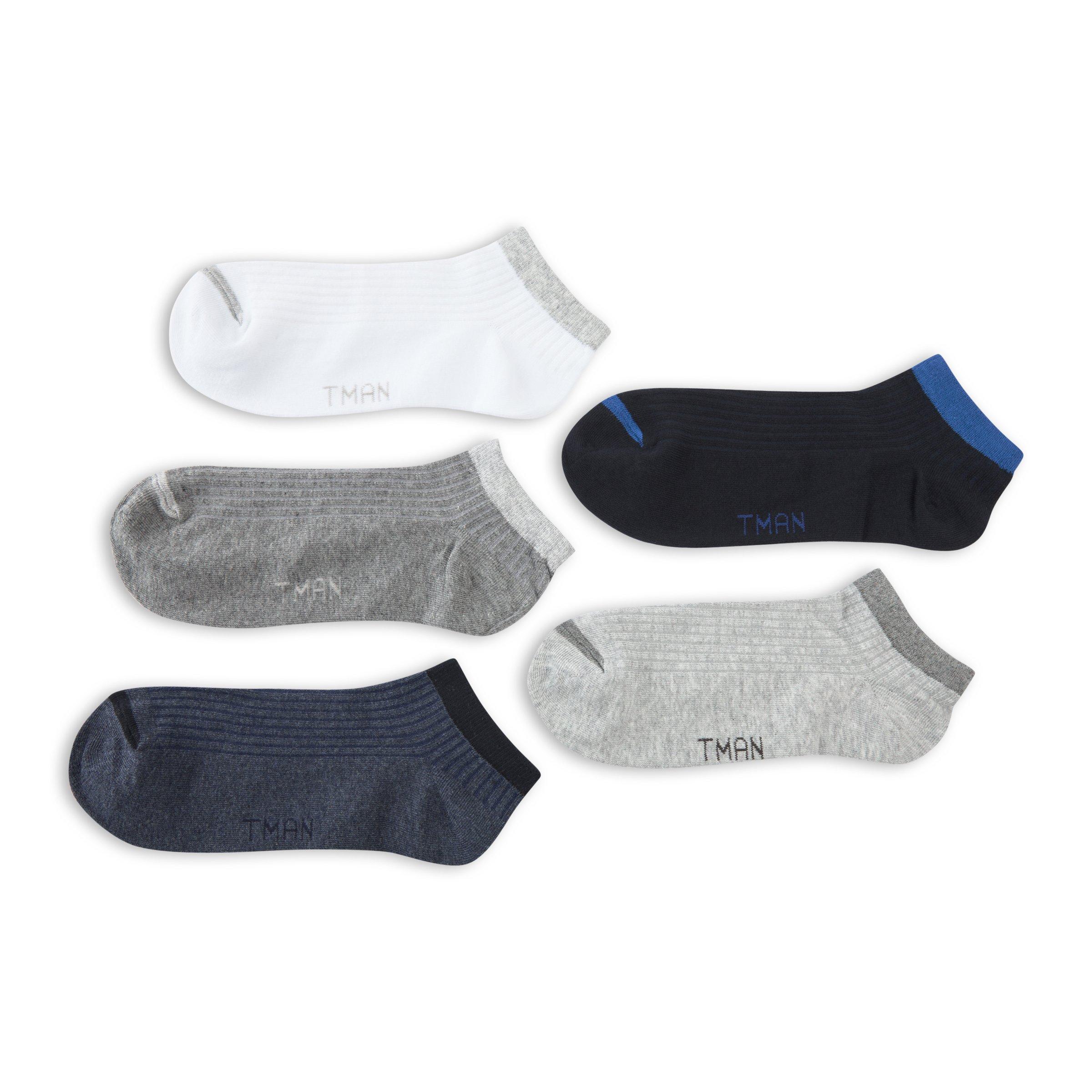 5-pack Trainer Socks (3105224) | Truworths Man