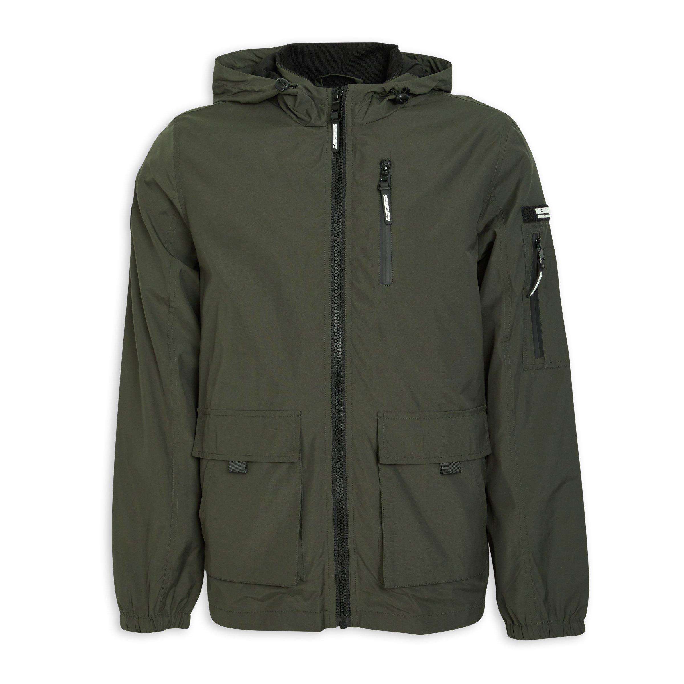 Green Utility Windbreaker Jacket (3105318) | Hemisphere