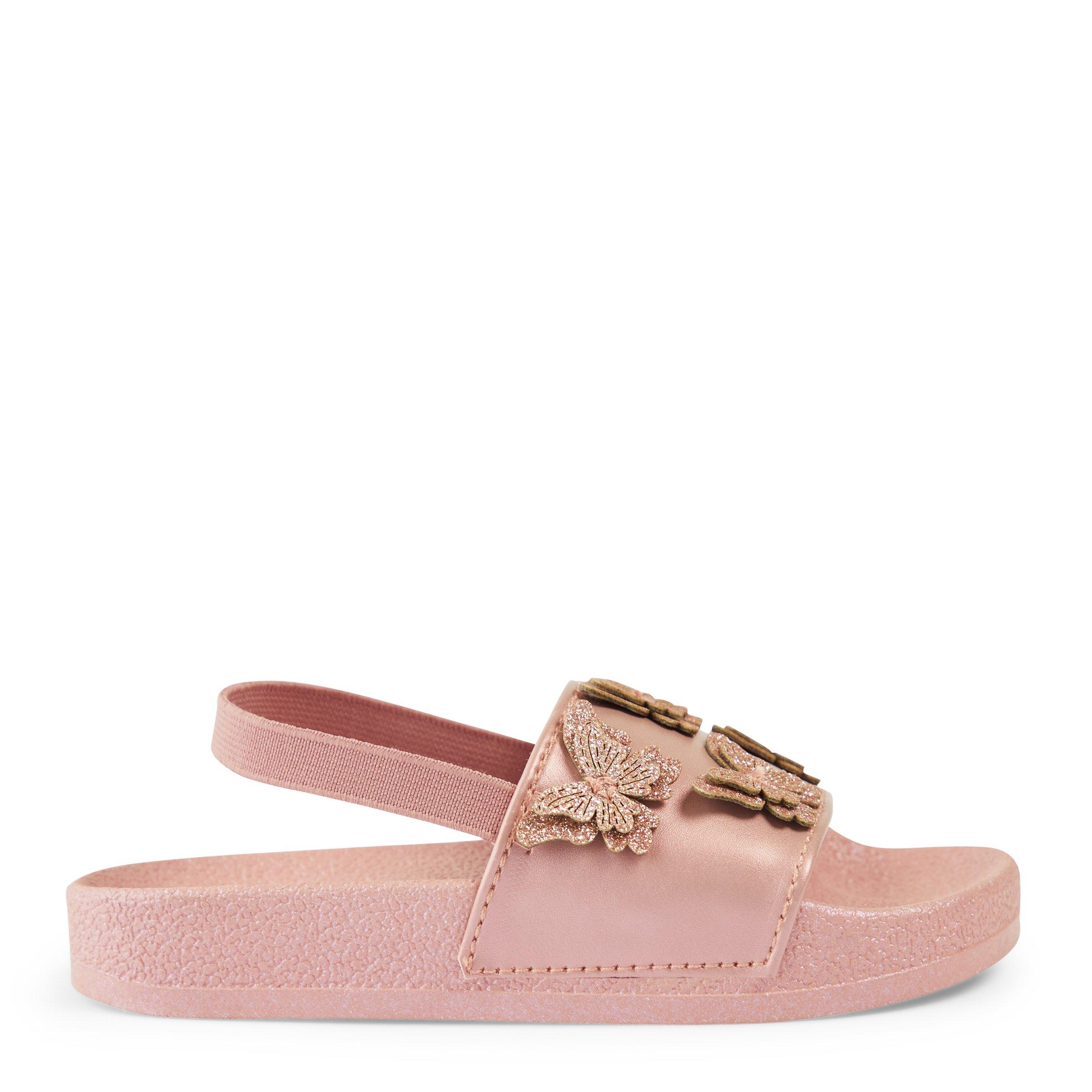 Baby Girl Pink Butterfly Pool Slides (3105404) | LTD Kids