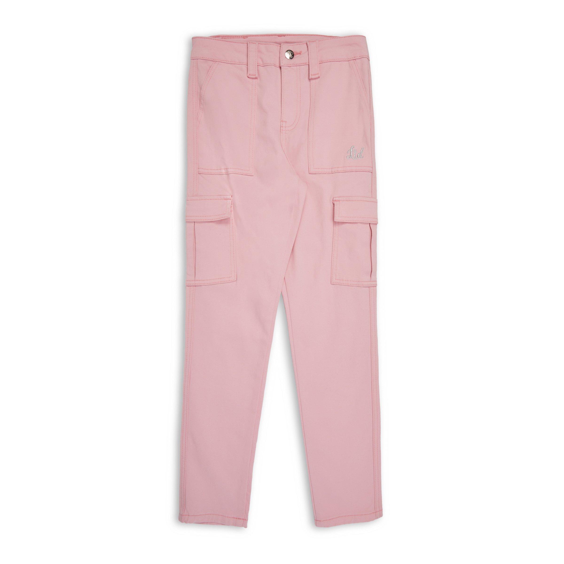 Girls Pink Utility Pant (3105530) | LTD Kids