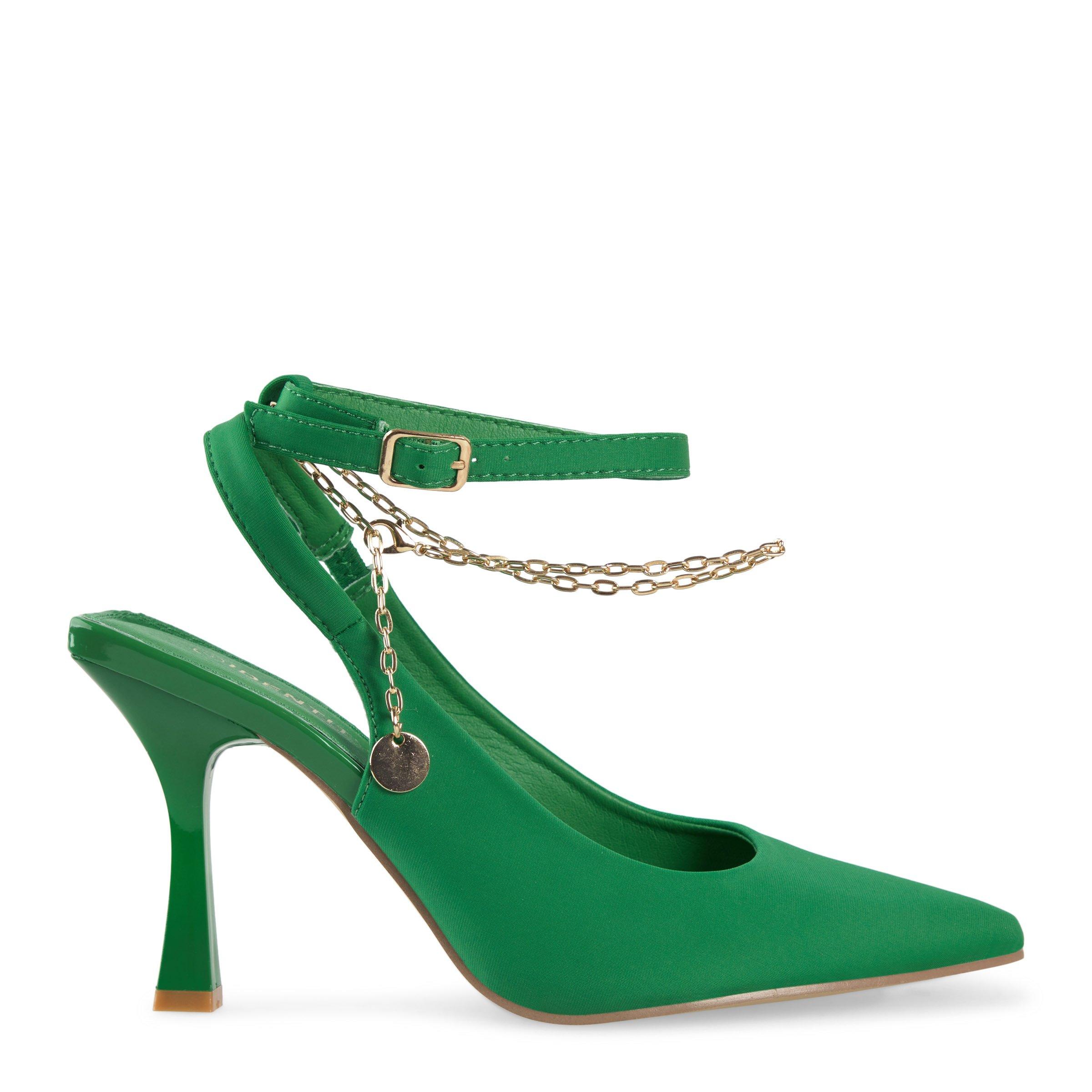 Green Slingback Sandals (3106310) | Identity