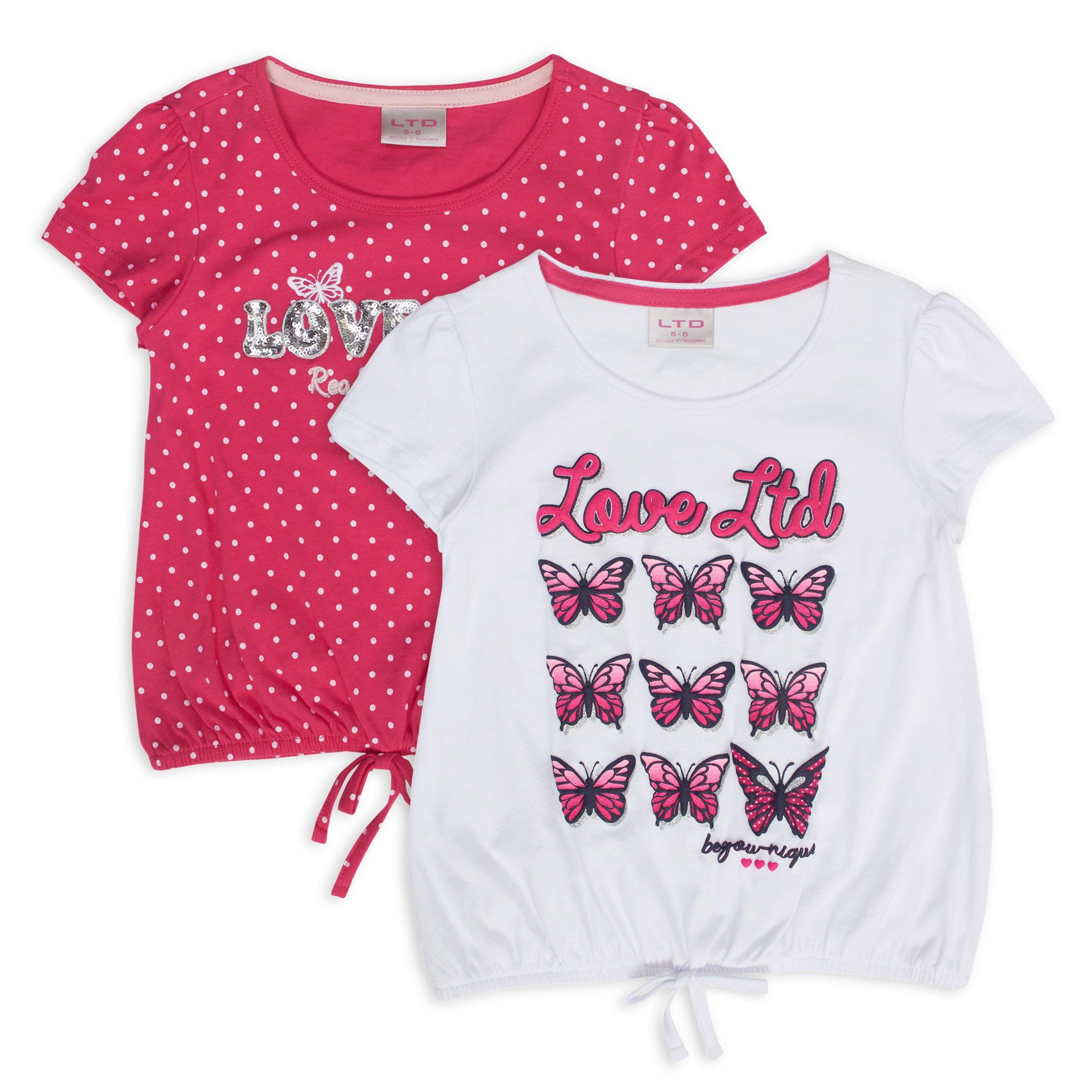 2-pack Kid Girl T-shirts (3106569) | LTD Kids