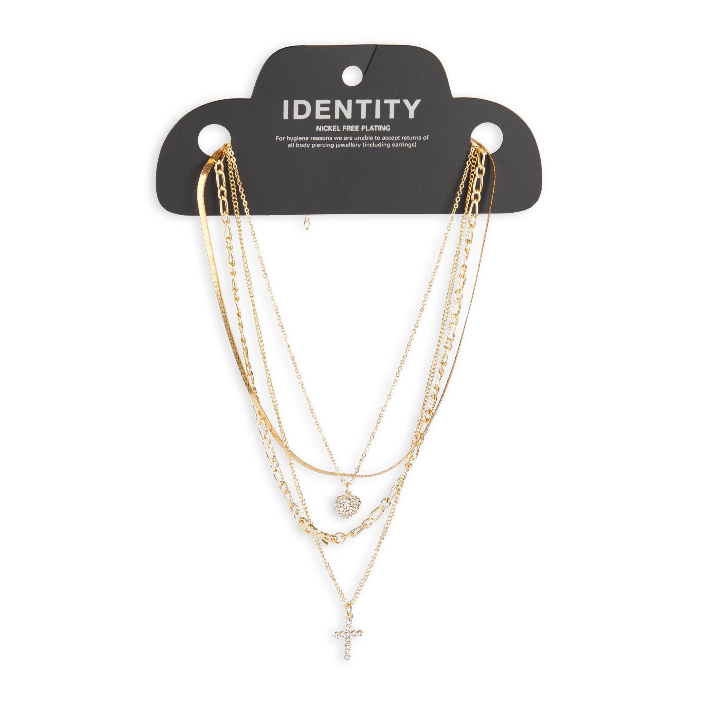 Gold Multi Strand Necklace (3106575) | Identity