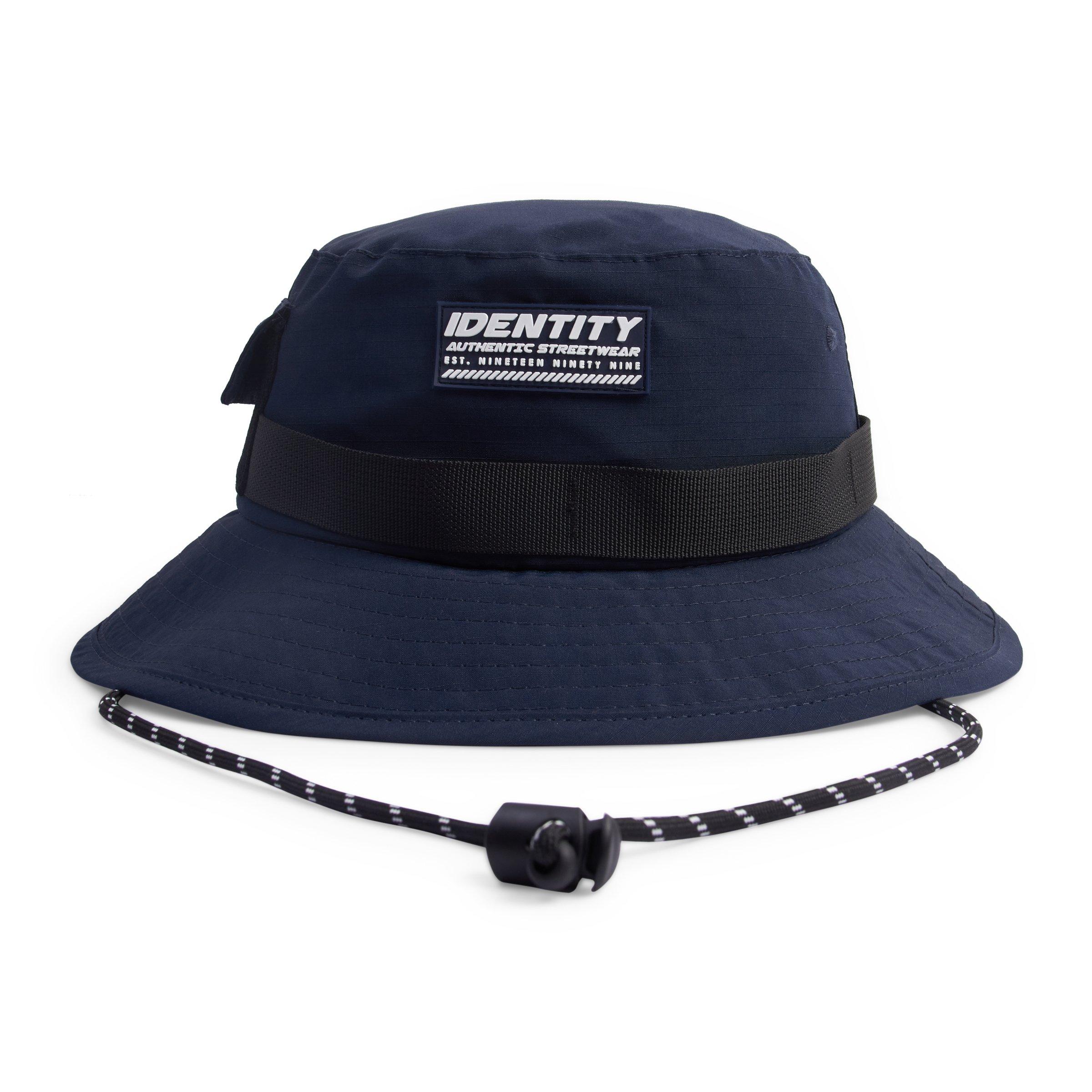 Navy Wide Brim Floppy Hat (3106643) | Identity