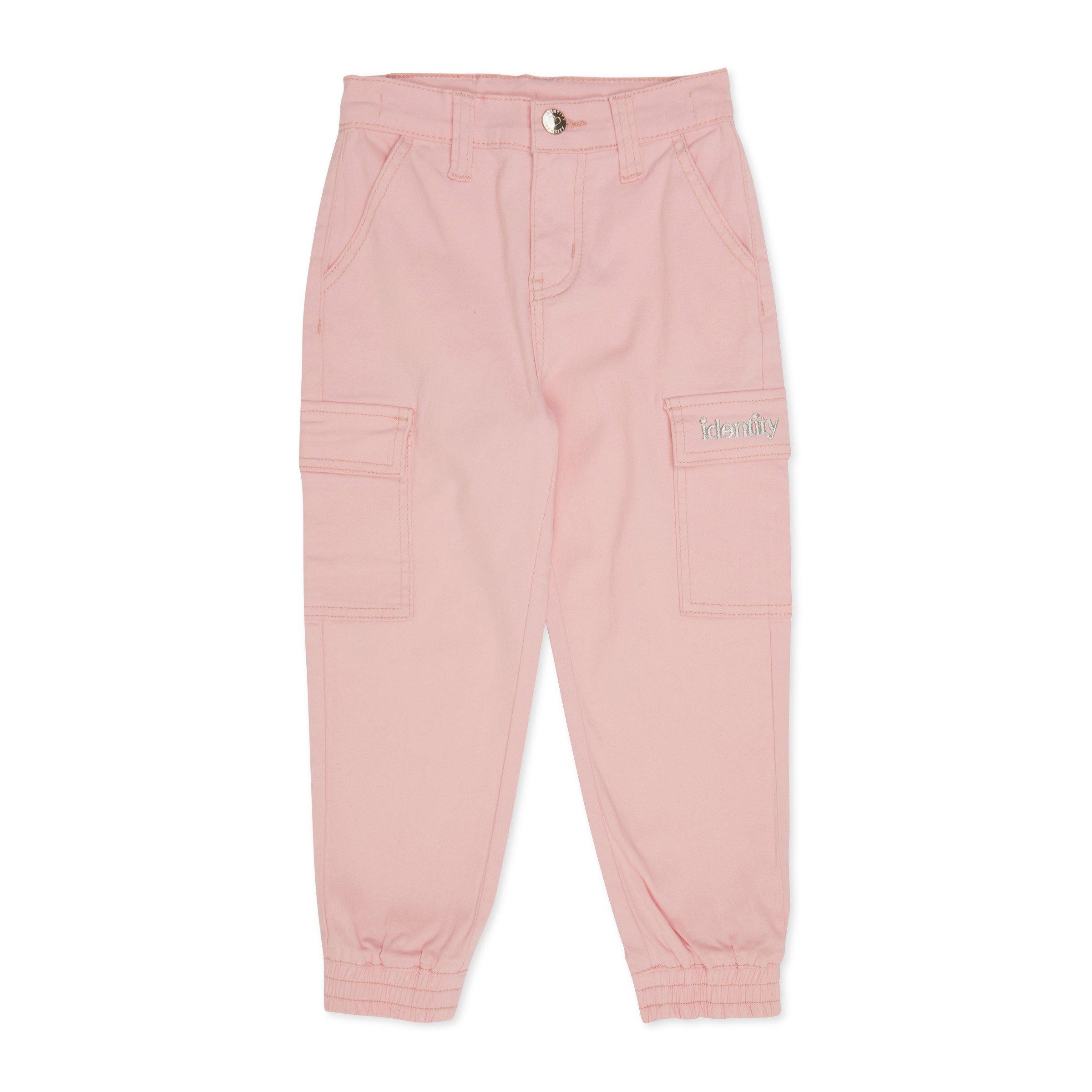 Kid Girl Pink Cargo Pant (3107316) | Identity