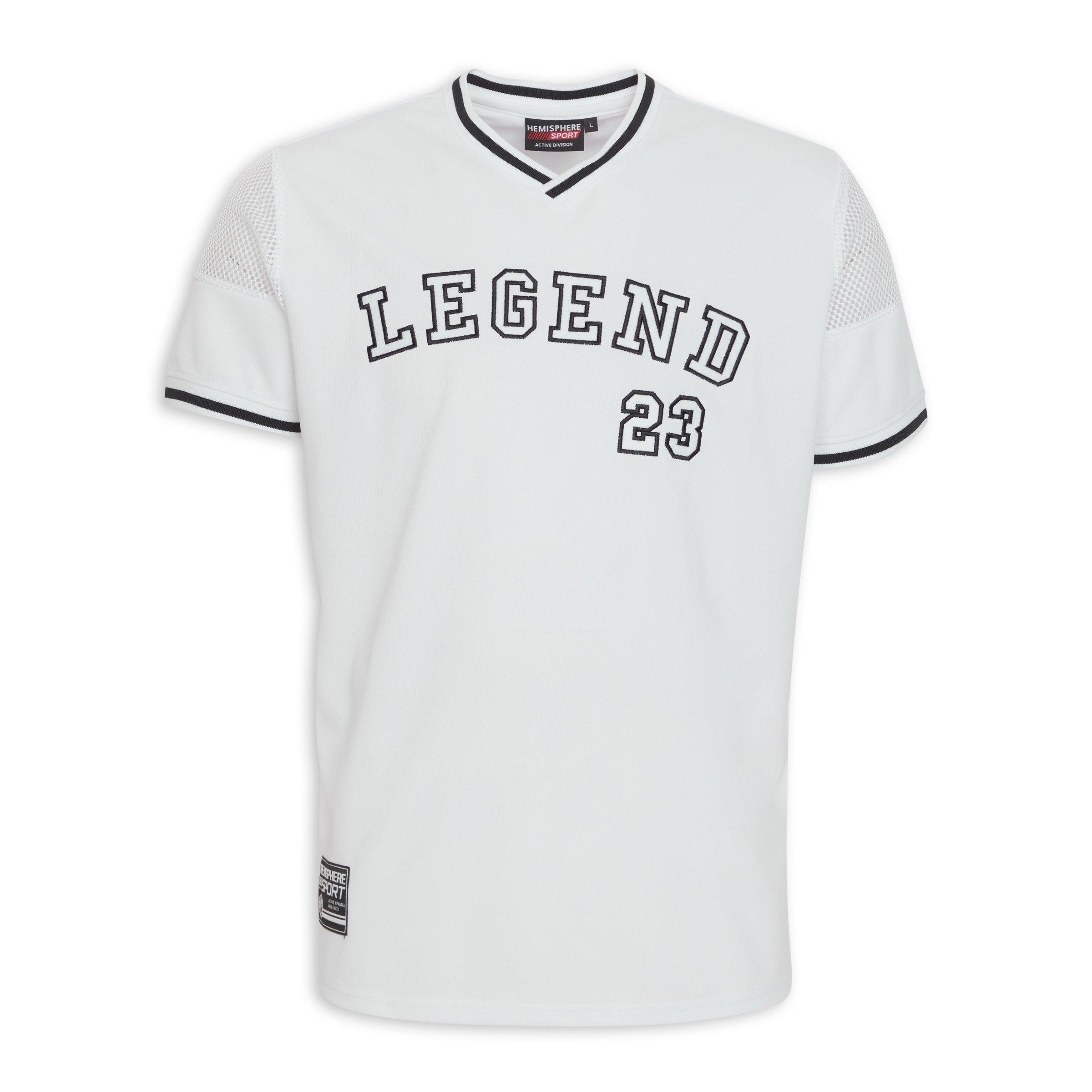 White Baseball T-shirt (3107433) | Hemisphere Sport