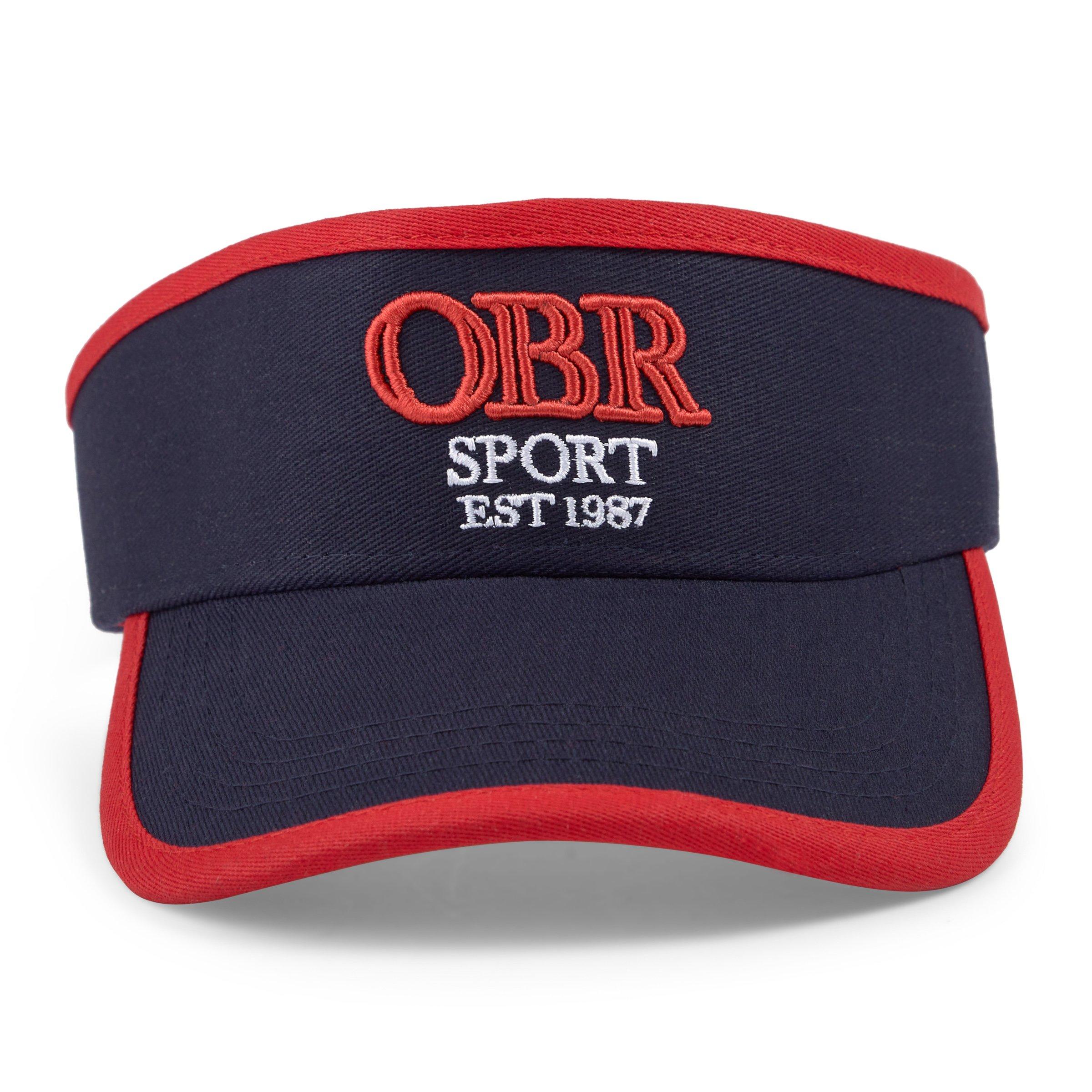 Navy Branded Visor (3107449) | OUTBACK RED Sport