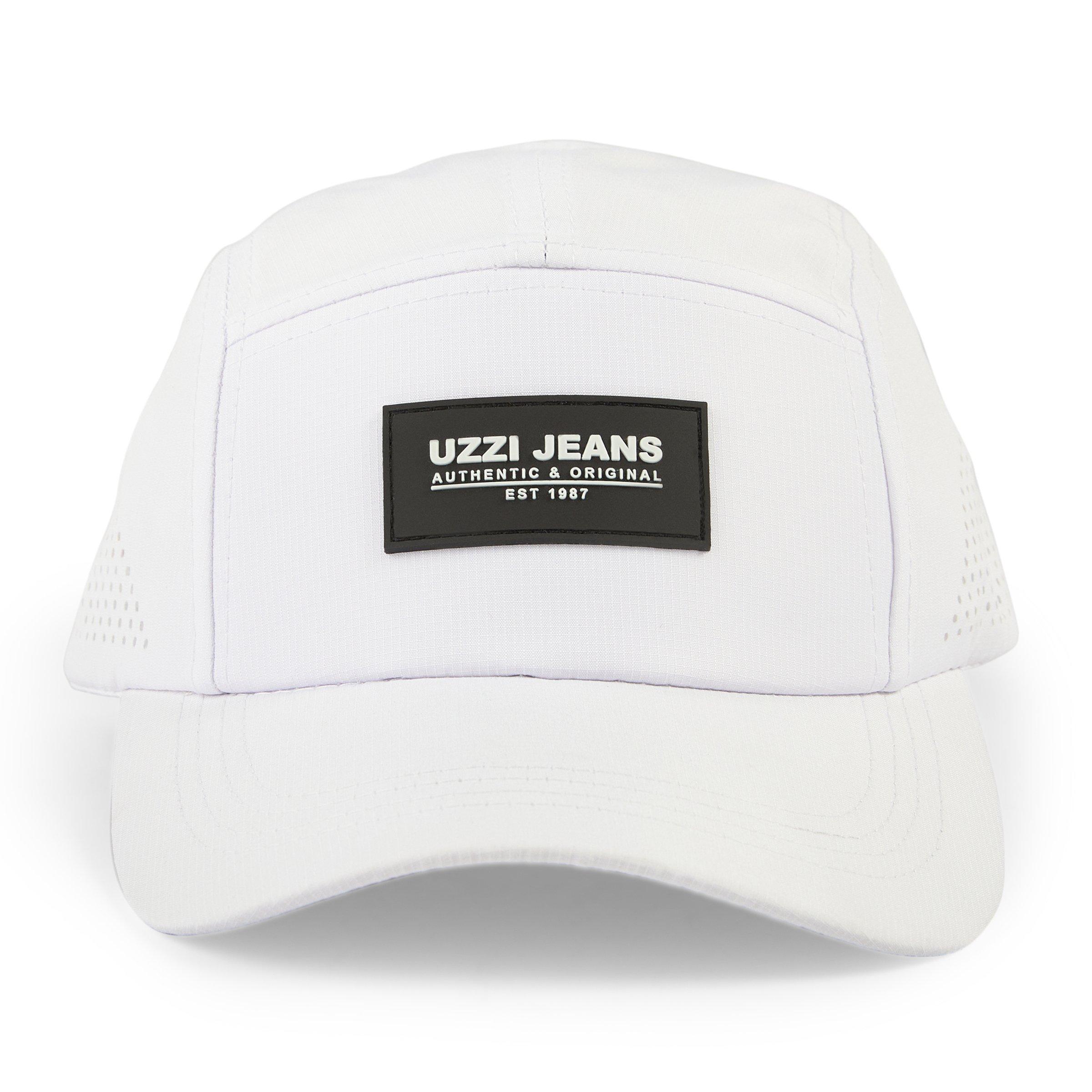 White Techno Peak Cap (3108231) | UZZI