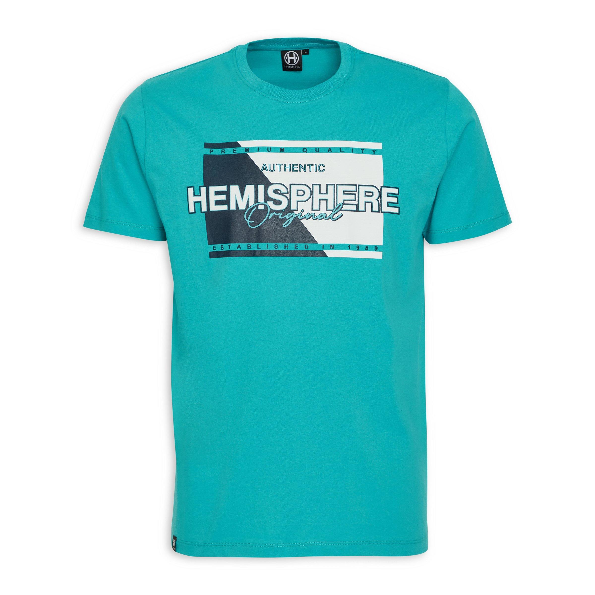 Turquoise Branded T-shirt (3108518) | Hemisphere