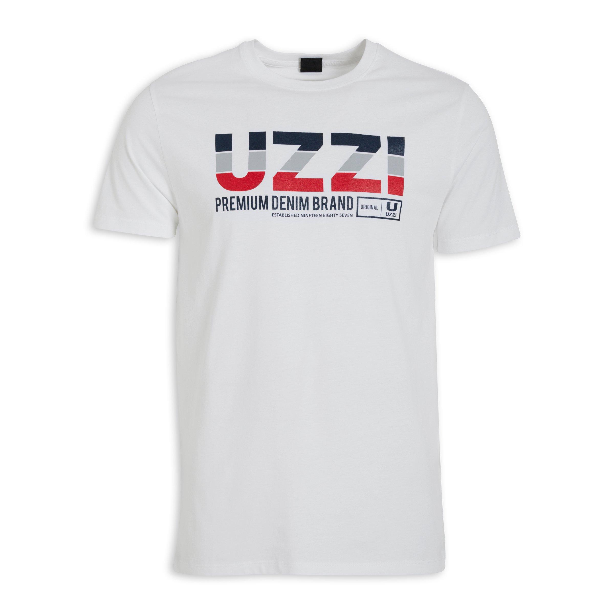 White Branded T-shirt (3108591) | UZZI