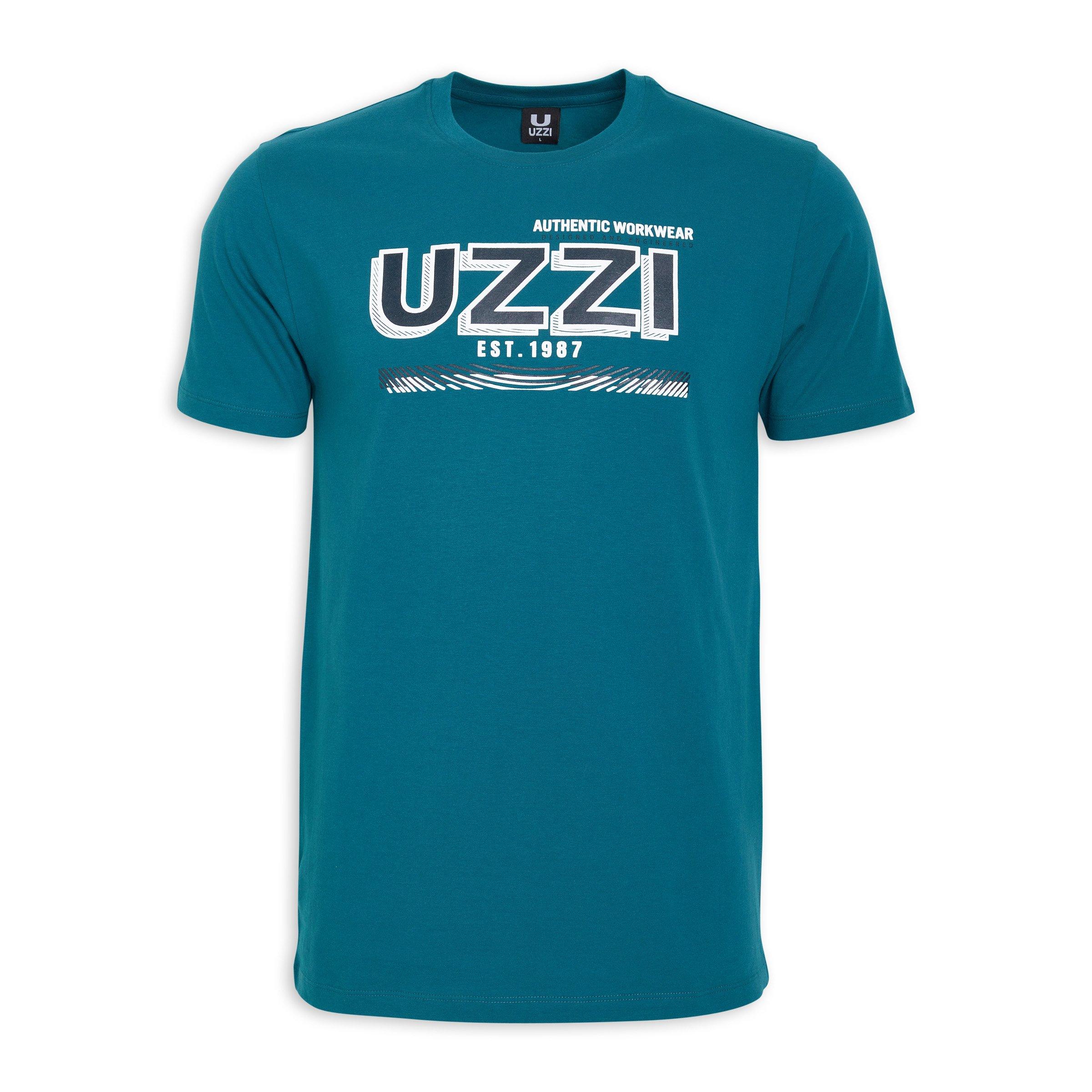 Teal Branded T-shirt (3108597) | UZZI