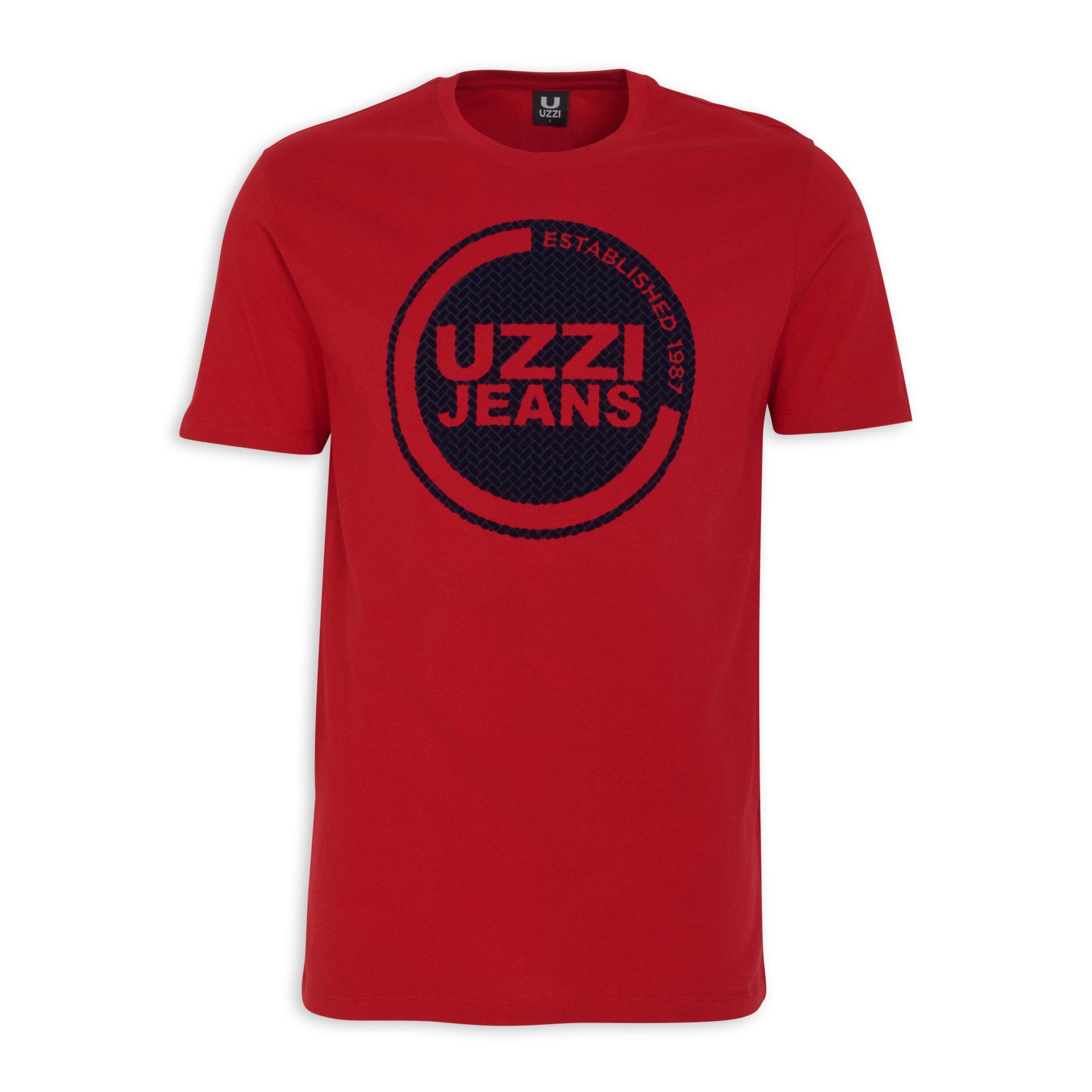 Red Branded T-shirt (3108618) | UZZI