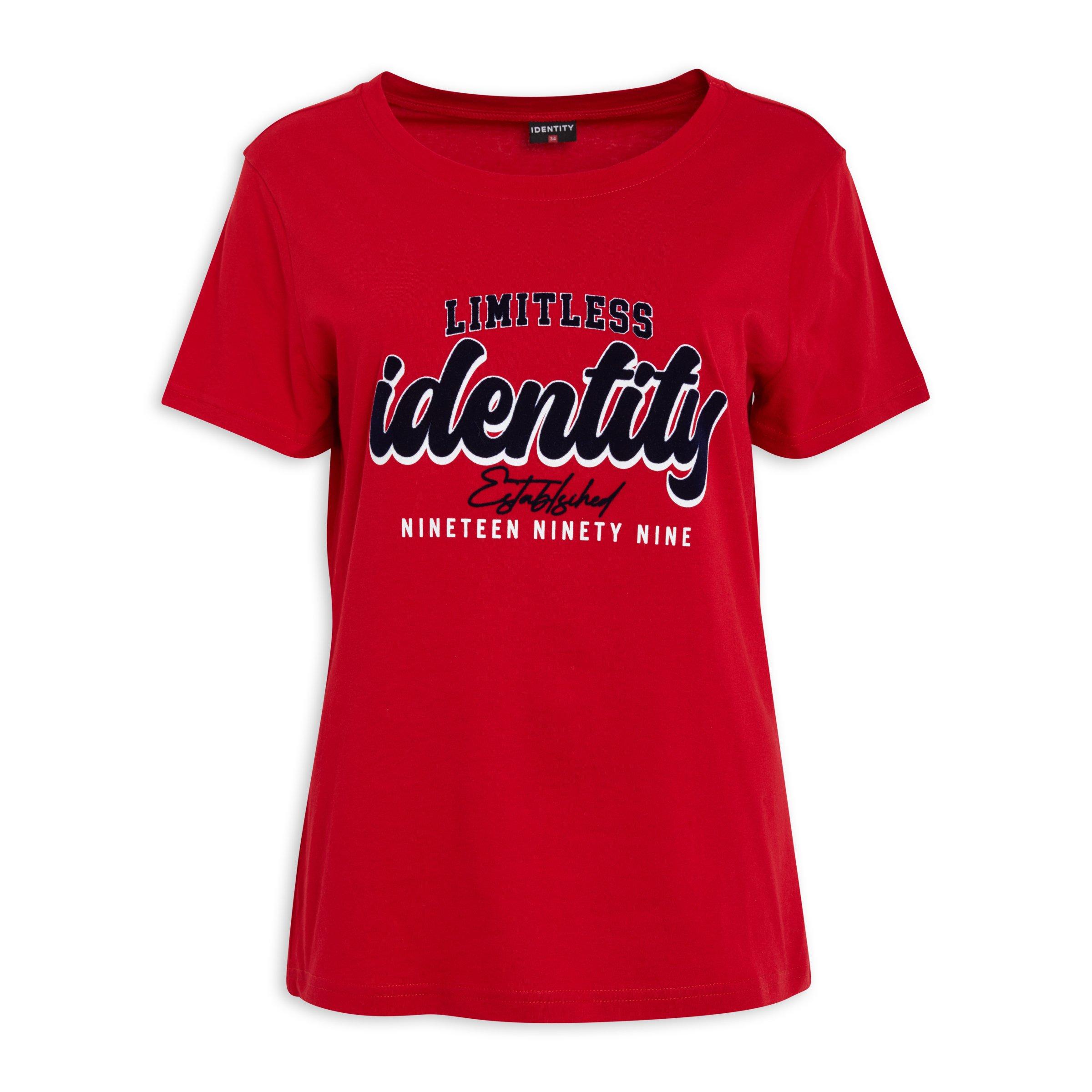 Red Branded T-shirt (3108840) | Identity