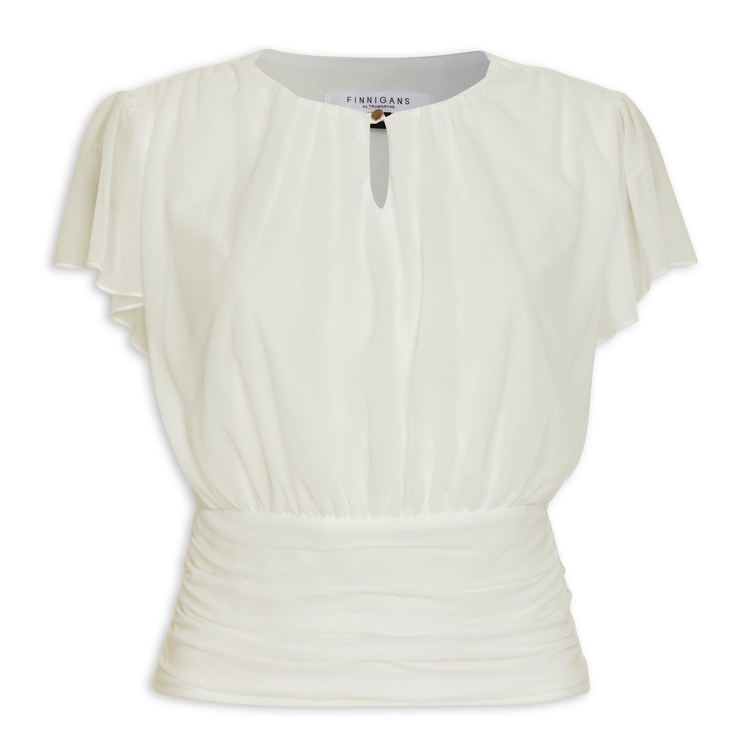 Off White Banded Top (3109345) | Finnigans