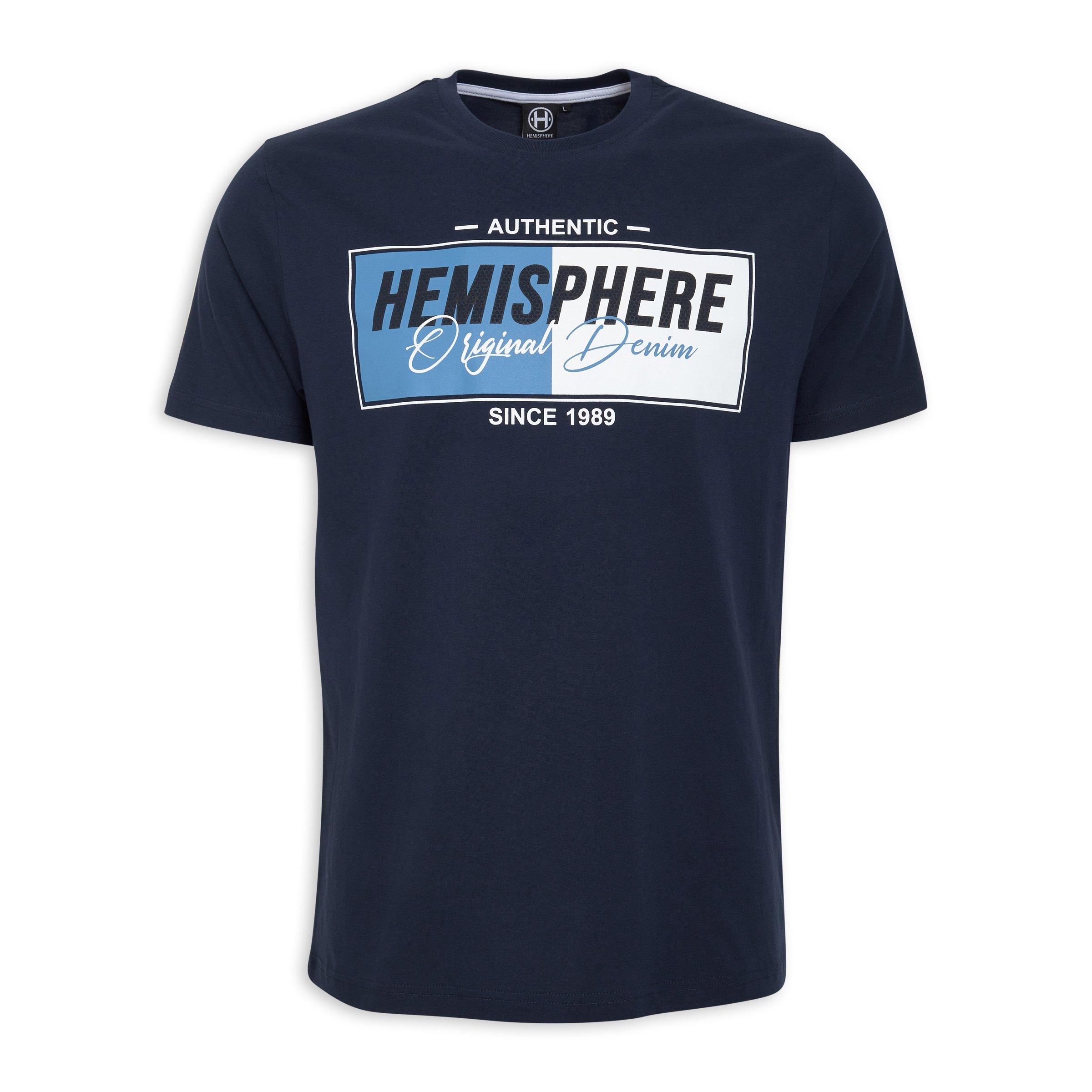 Navy Branded T-shirt (3109481) | Hemisphere
