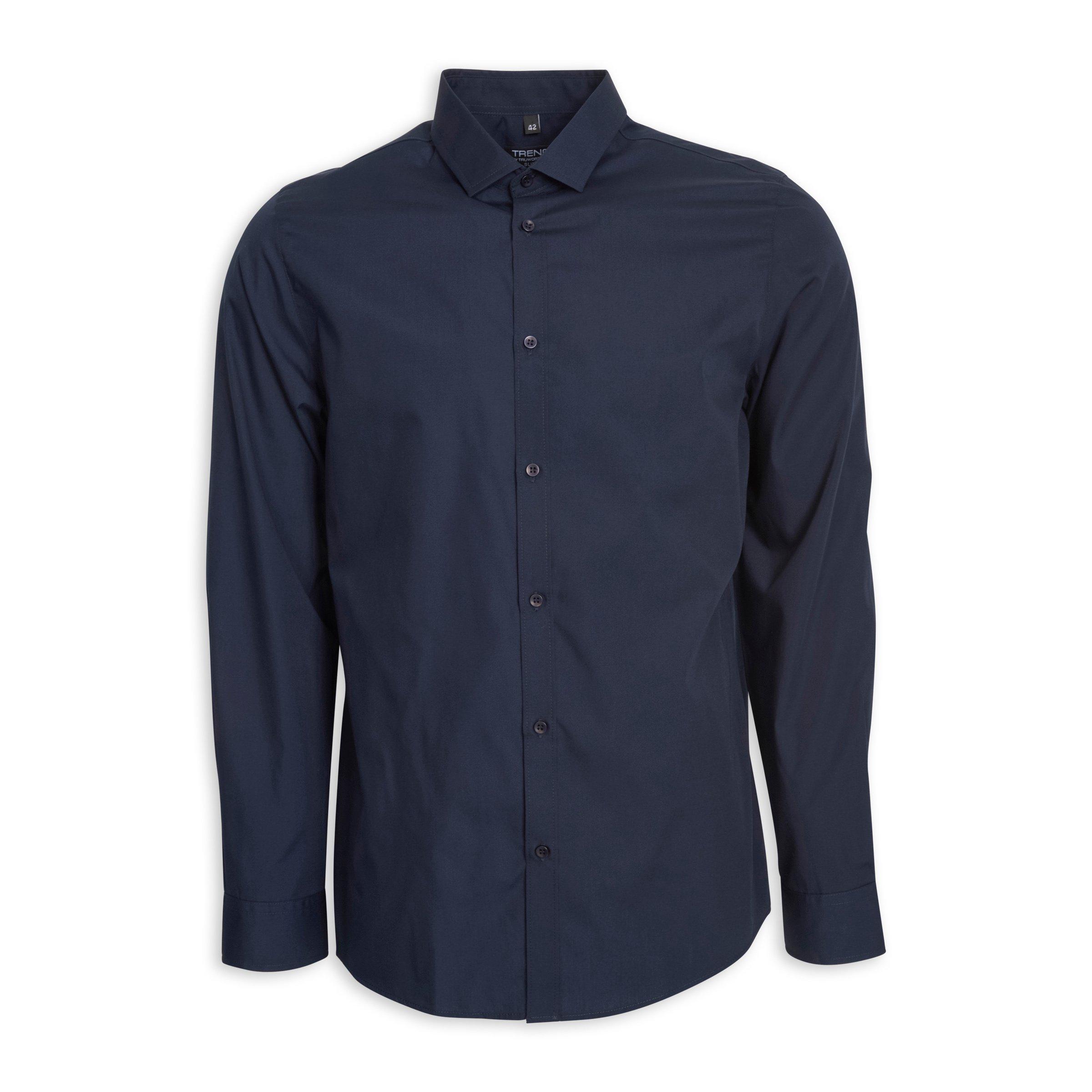 Navy Slim Fit Shirt (3109502) | Truworths Man