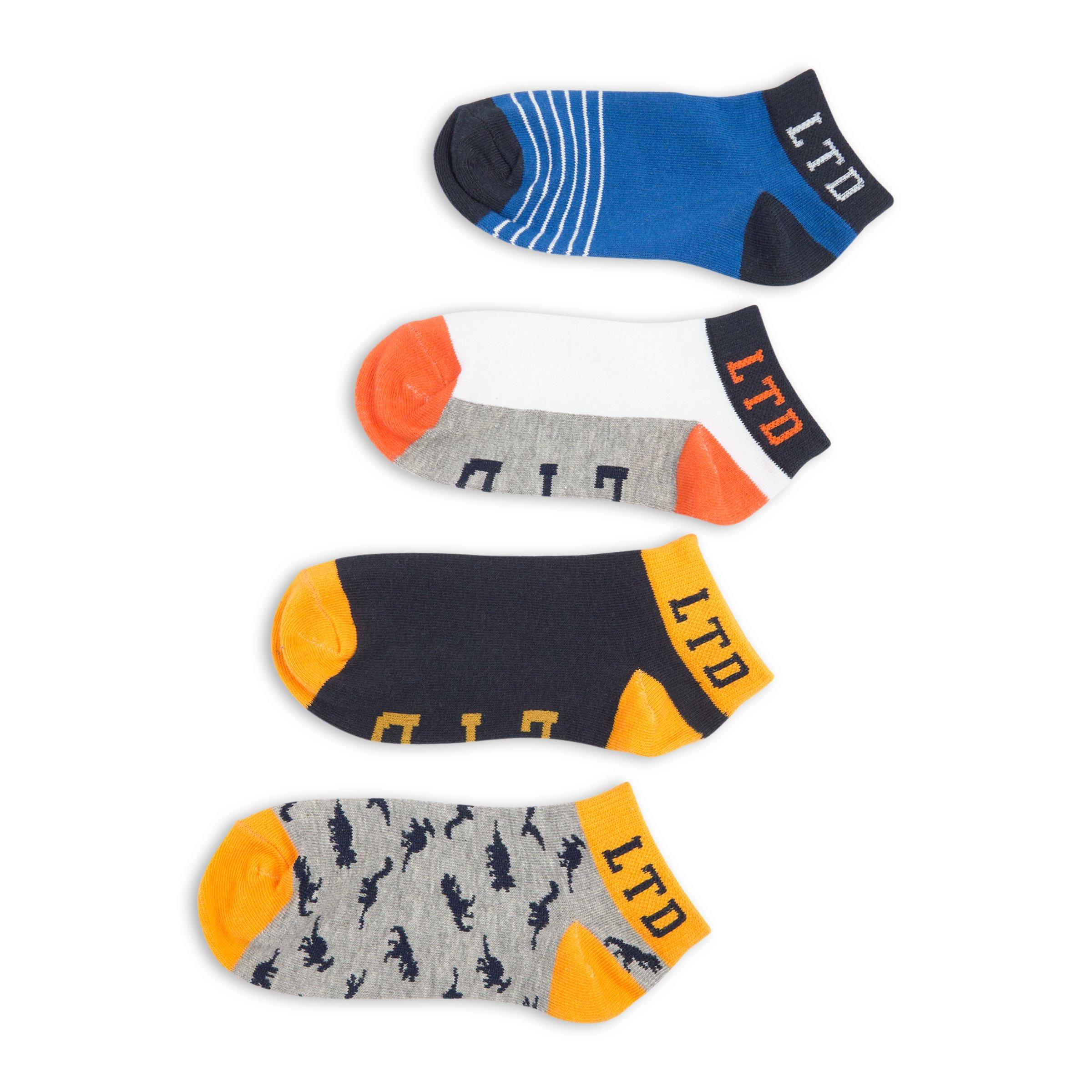 4-pack Boys Anklet Socks (3109808) | LTD Kids