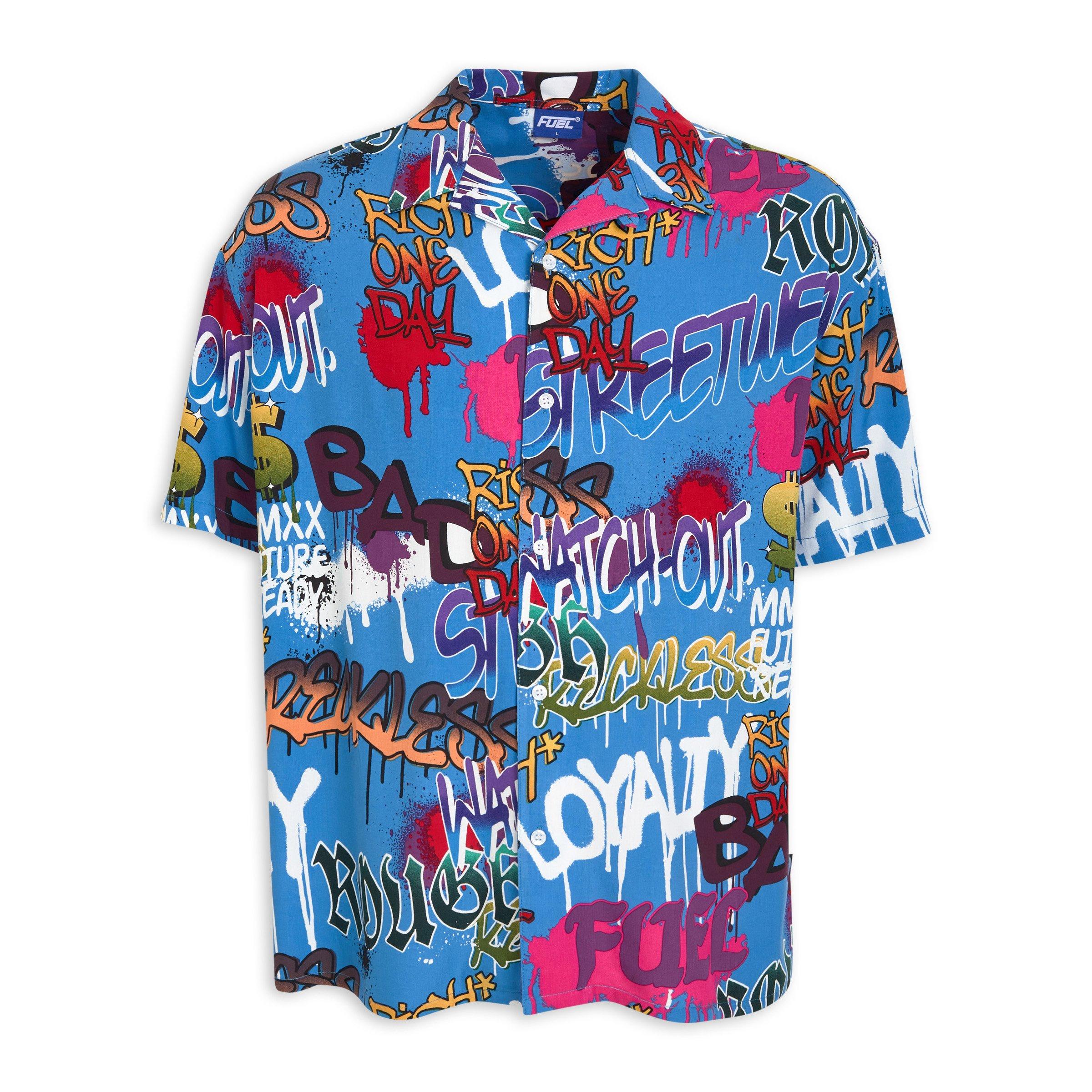 Graffiti Print Shirt (3109868) | Fuel