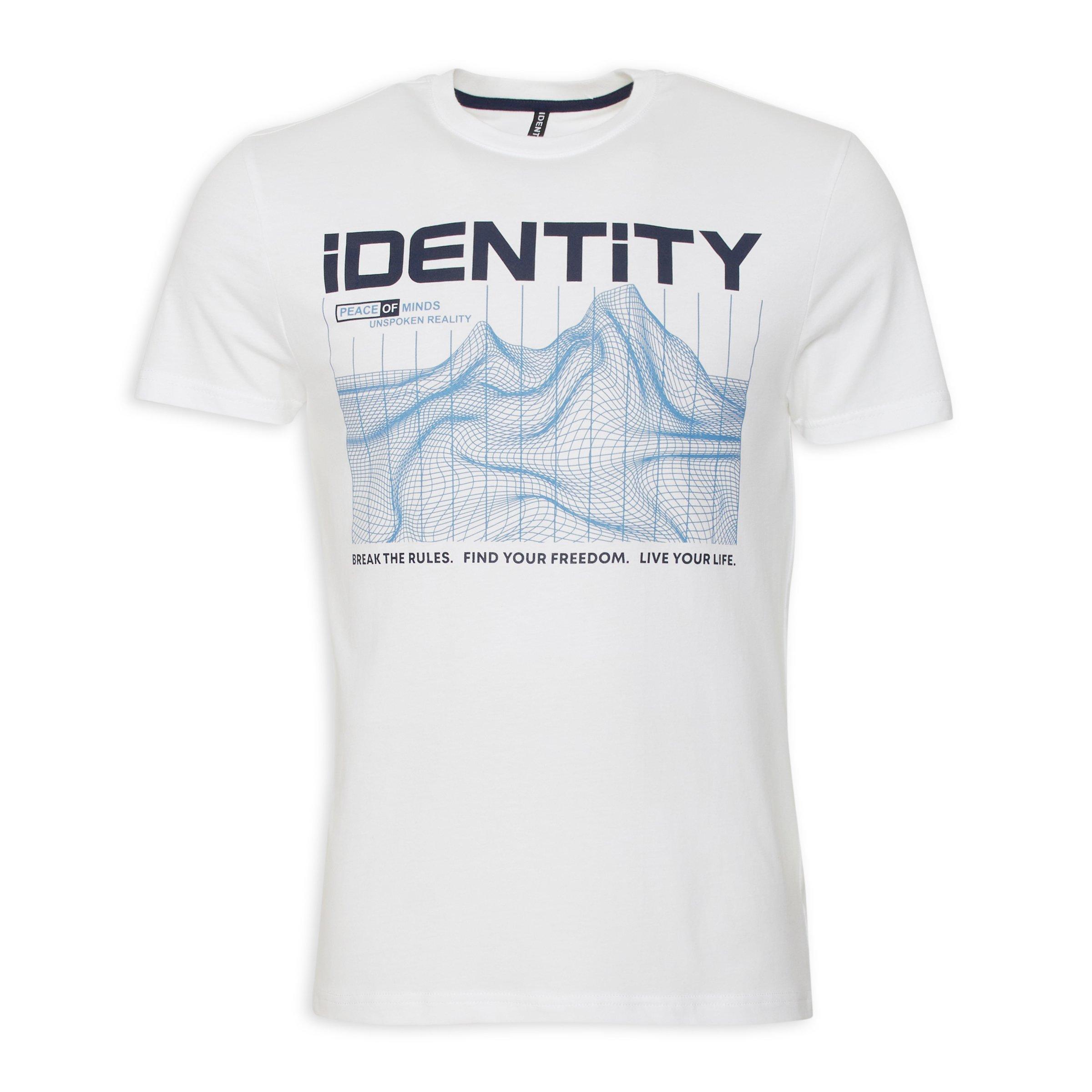 White Branded T-shirt (3110009) | Identity