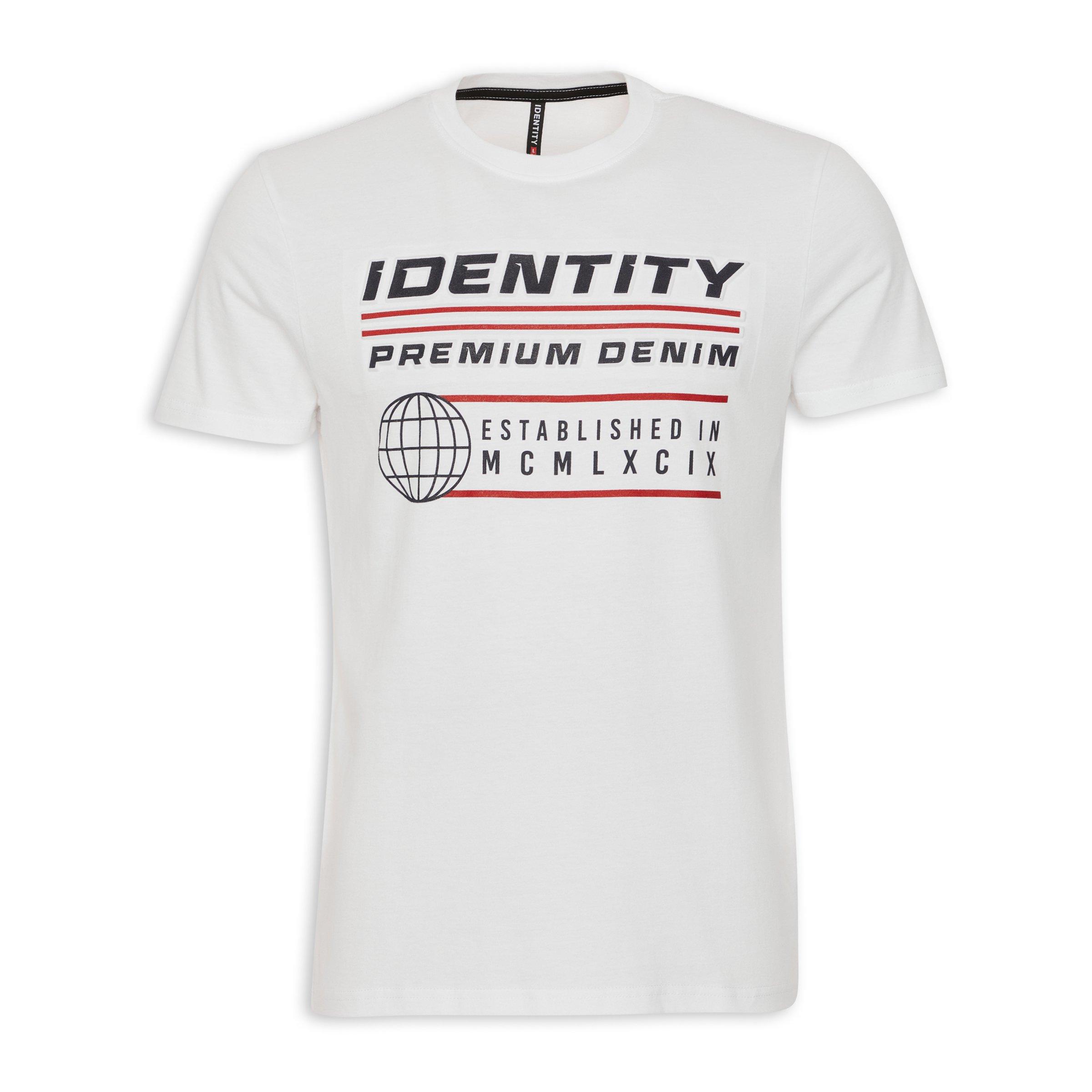 White Branded T-shirt (3110170) | Identity